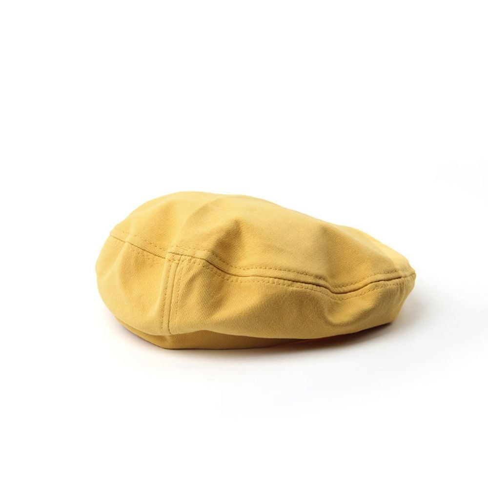 Japanese Korean Version British Solid Color Women Girl Retro Painter ...