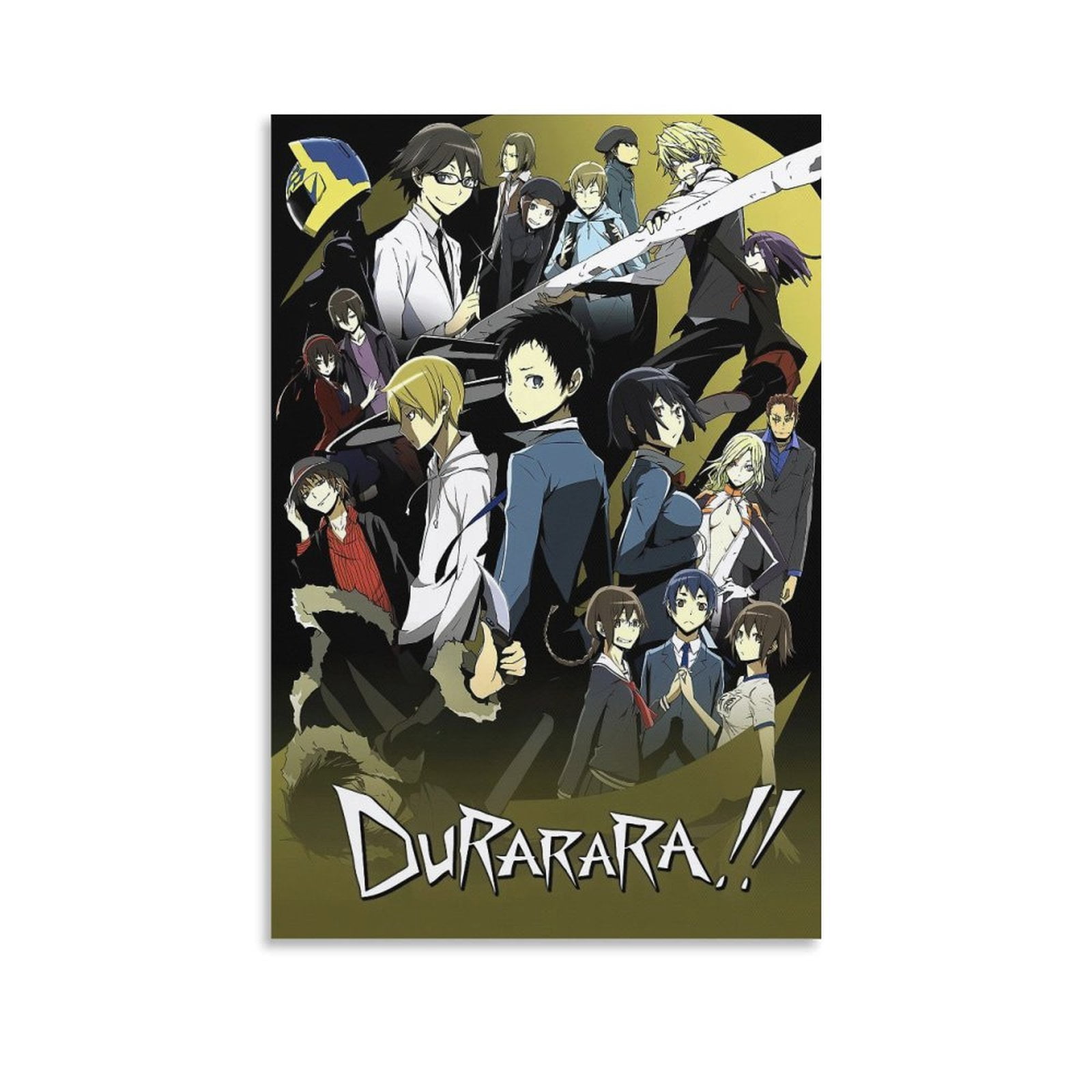 Japanese Light Novel Series Durarara!! Characters Anime Poster Posters ...