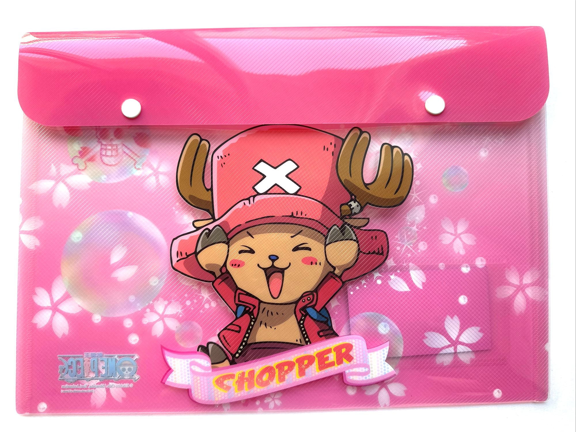 Japanese Manga One Piece Chopper Folder- PinkPlastic Folder - Walmart.com