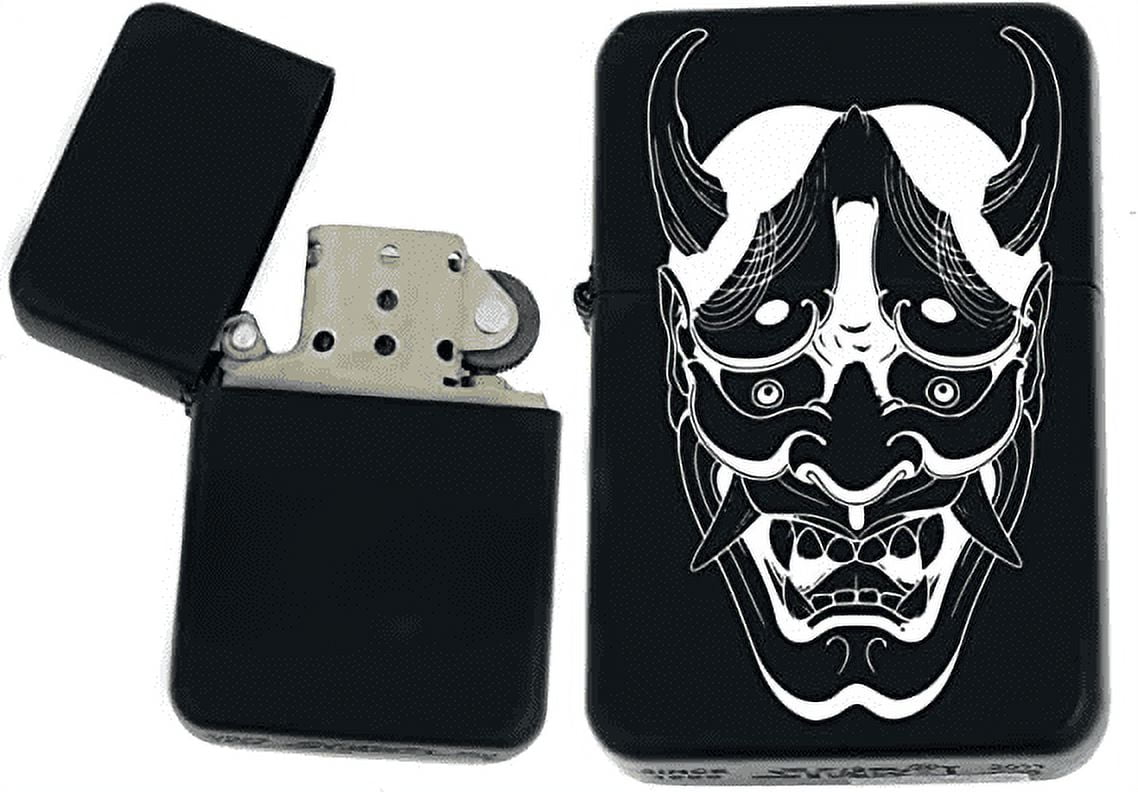 Japanese Mask Oni Demon Kabuki Unique Collectible Gifts Infinity Black ...