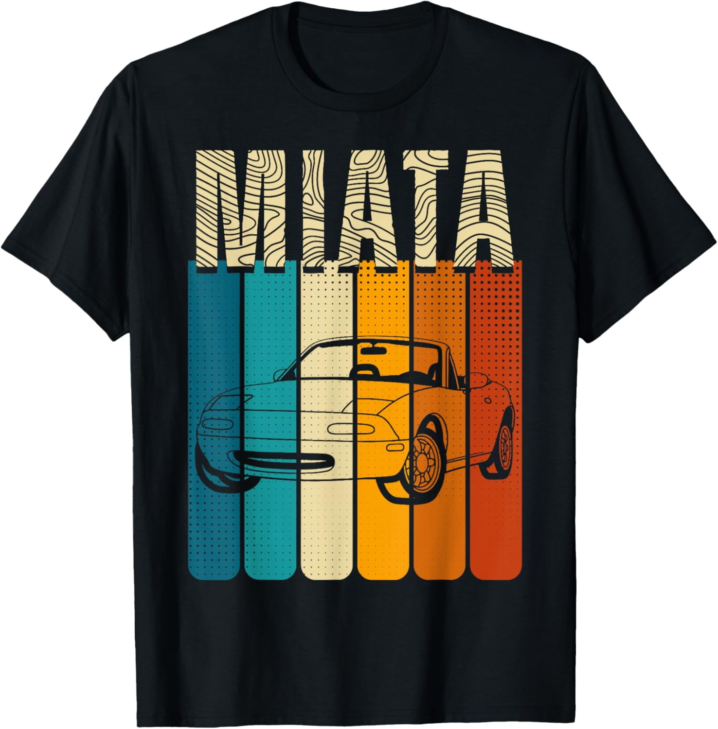 Japanese Miata Car Retro Vintage Sports Car Legend 90s T-Shirtmen and ...