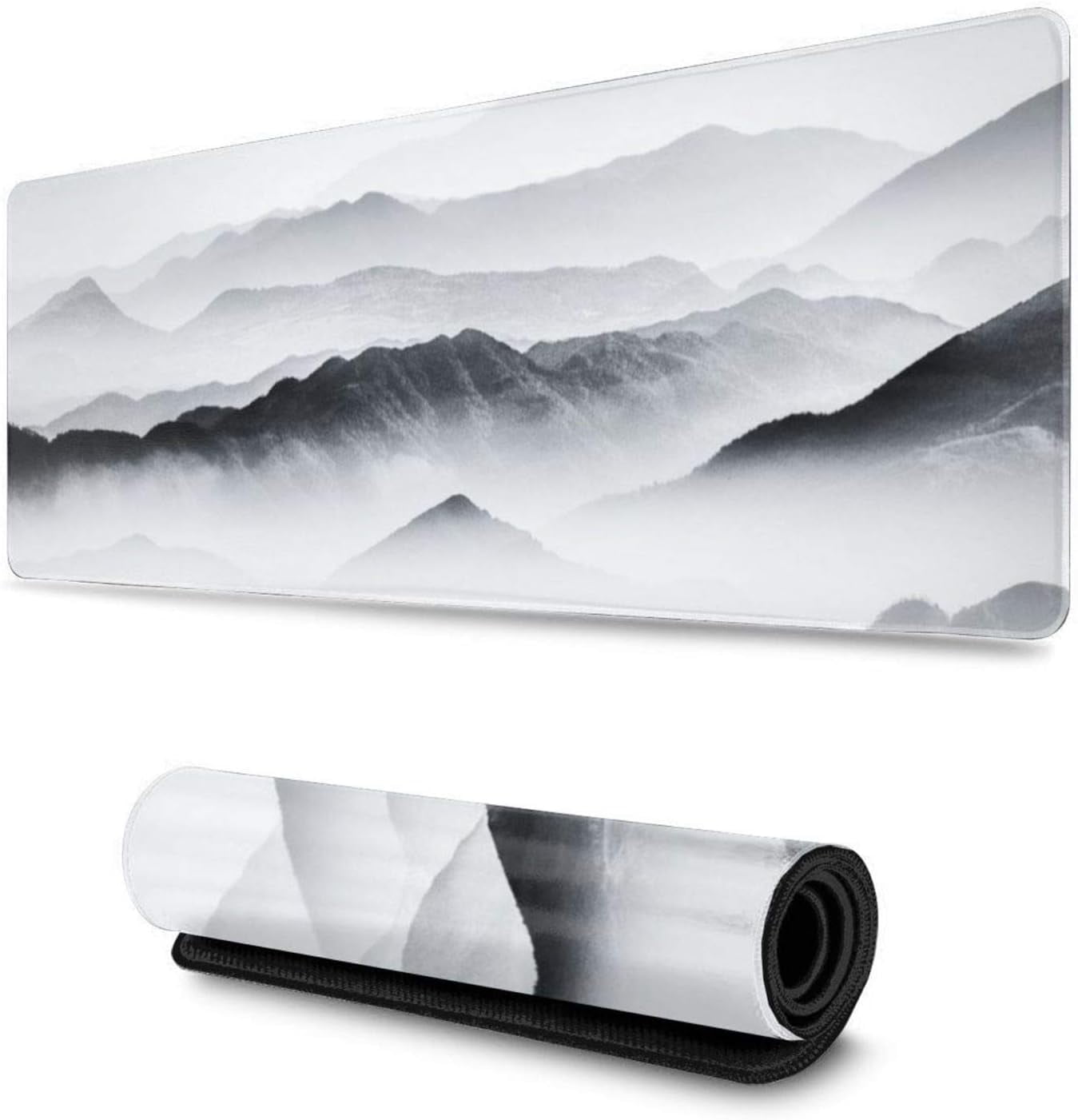 Japanese Mountains Gaming Mouse Pad XL, Extended Large Mouse Mat Desk ...