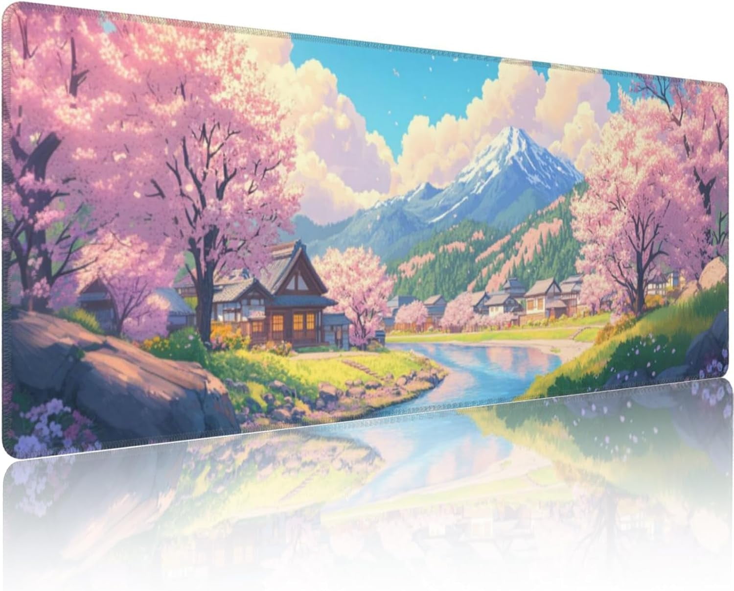 Japanese Mouse Pad Village Pink-Anime Large Gaming Mouse Pad XXL Mouse ...