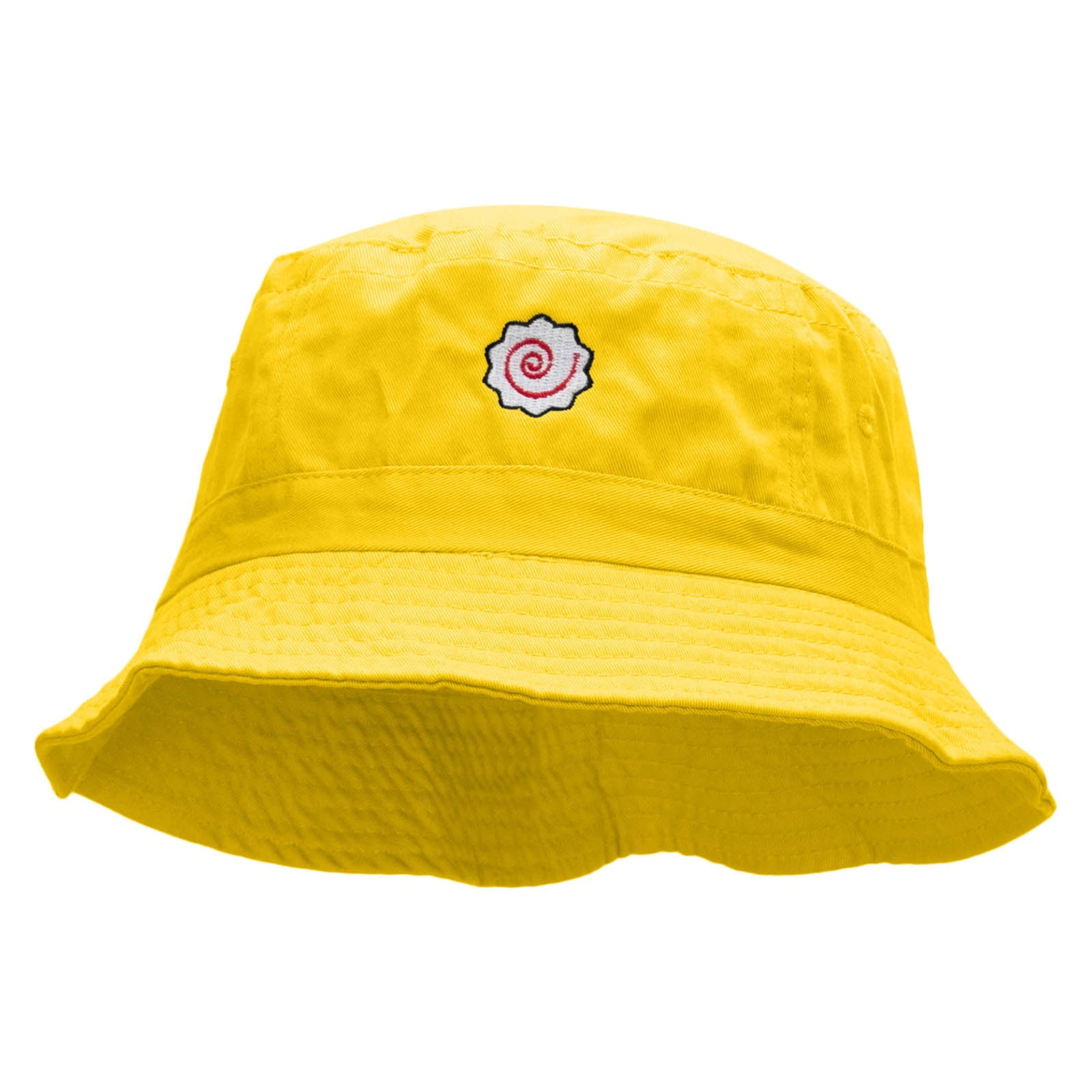 Anime Inspired Japanese Narutomaki Embroidered Pigment Dyed Bucket Hat ...