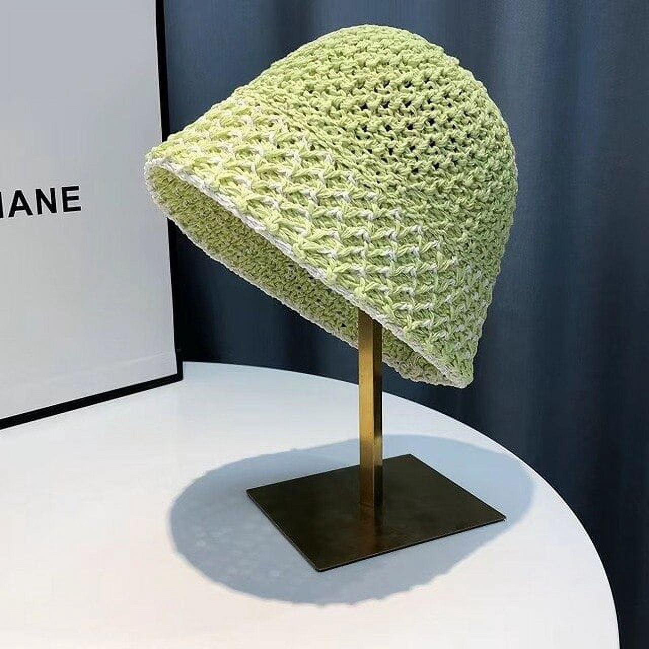 Japanese New Bucket Hat Summer Outing Fashion Sun Hats Hand-woven Straw ...