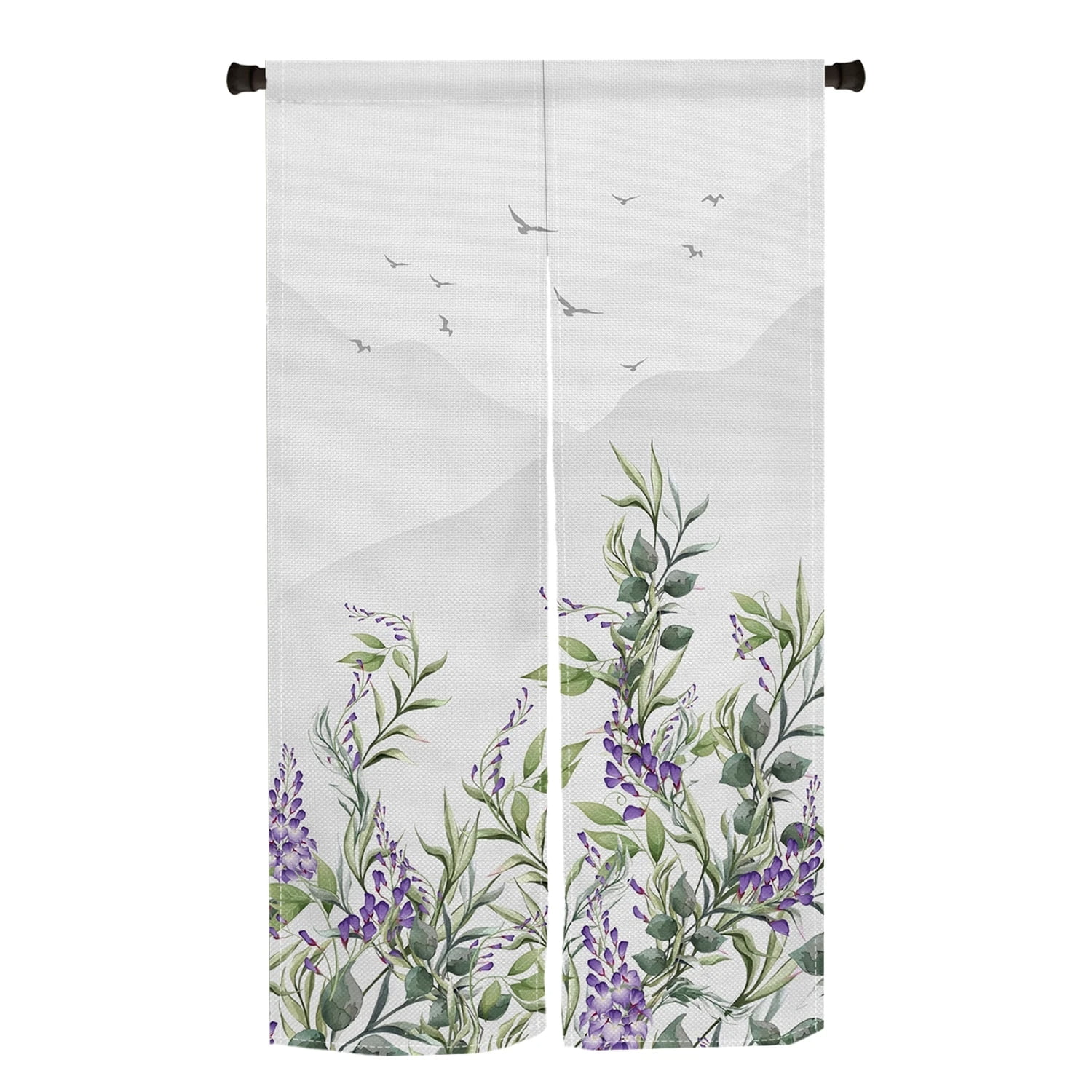 Japanese Noren Door Curtain Kitchen Partition rative Door Green Plant ...