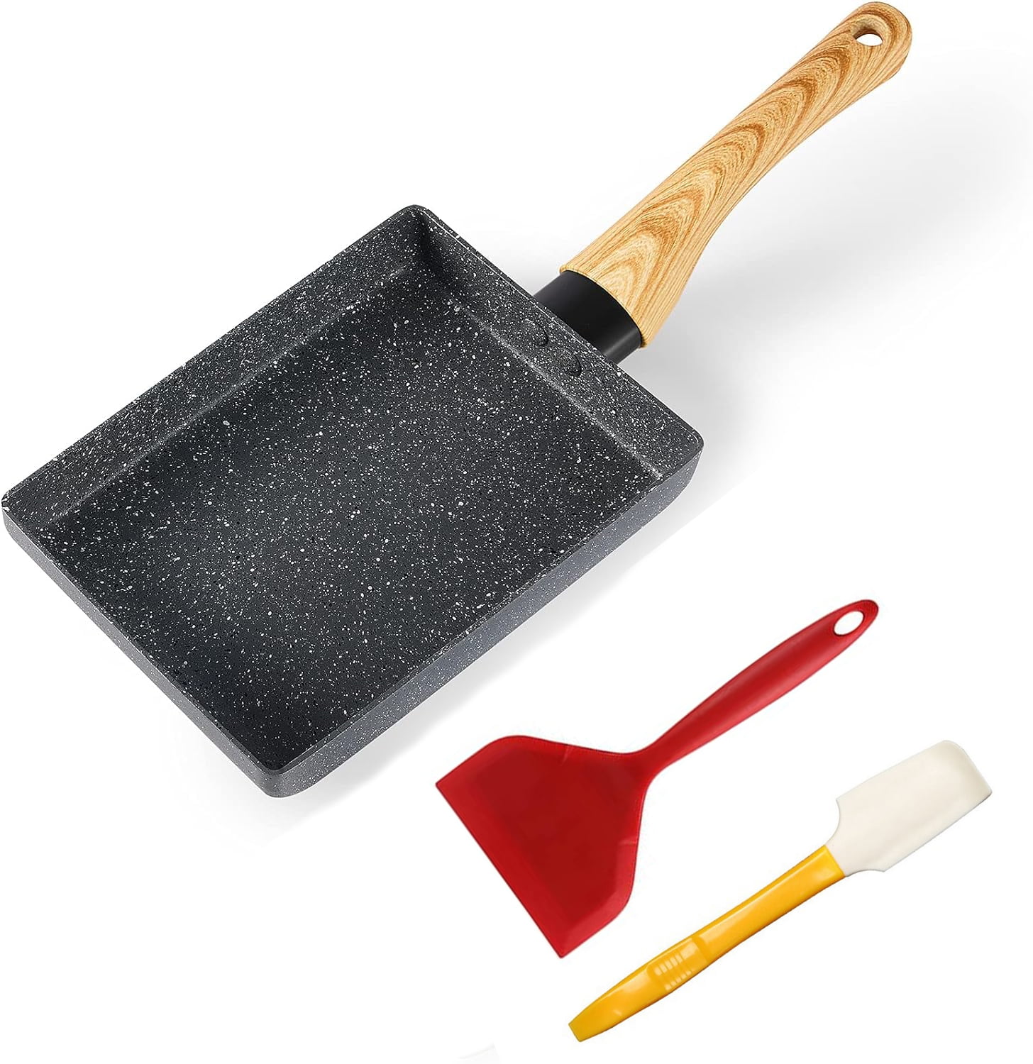 "Japanese Omelets Non-Stick Pan, Tamagoyaki Egg Pancake Cookware, 7""x6 ...