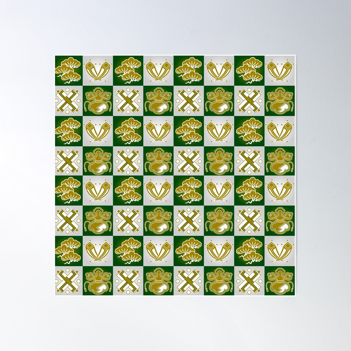 Japanese Pattern Wagara Of Takara Zukushi - Collections Of Luck ...