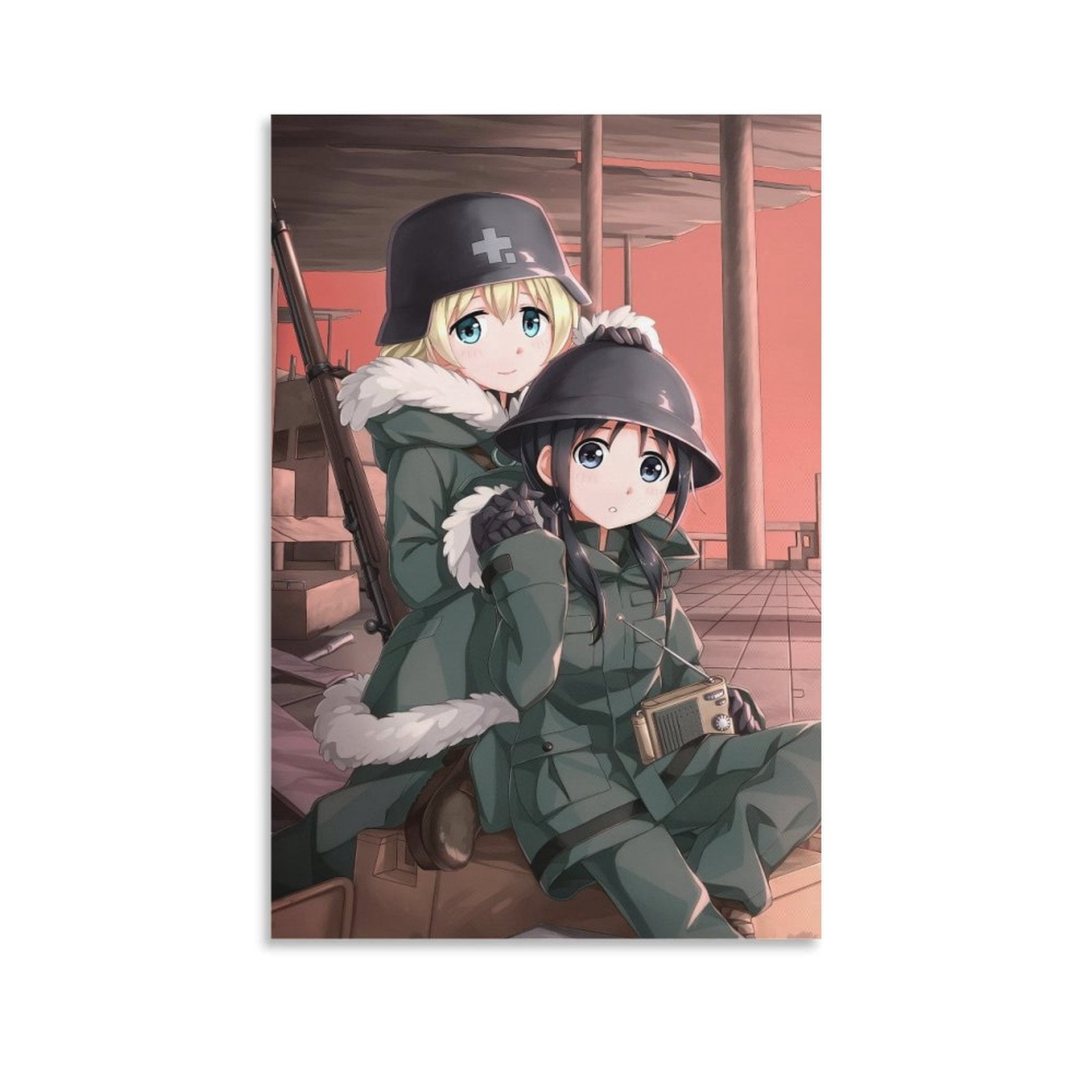 Japanese Post-apocalyptic Future Anime Girls' Last Tour Role Poster ...