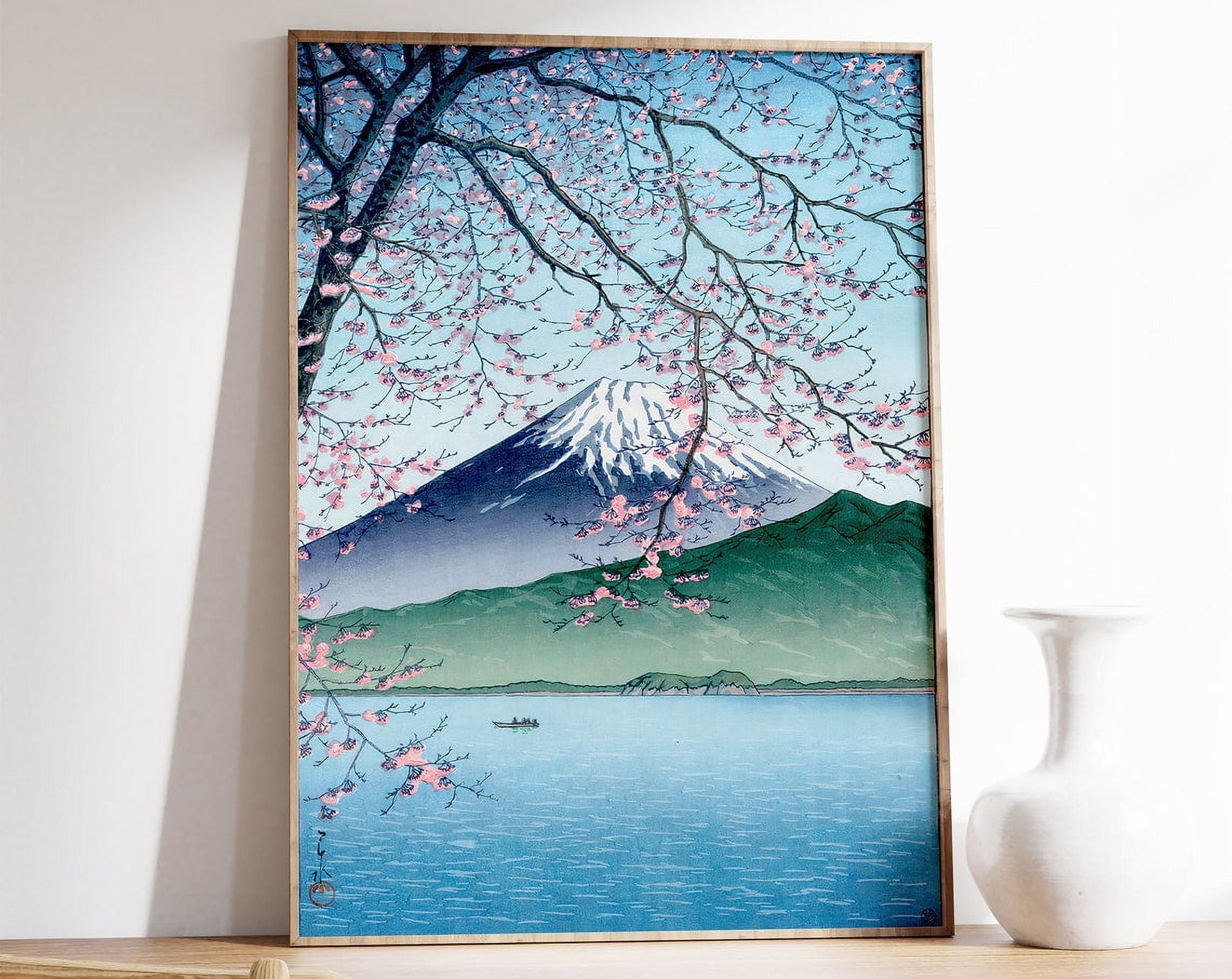 Japanese Poster, Hasui Kawase, Mt Fuji, Travel Wall Art Decor, Japan ...