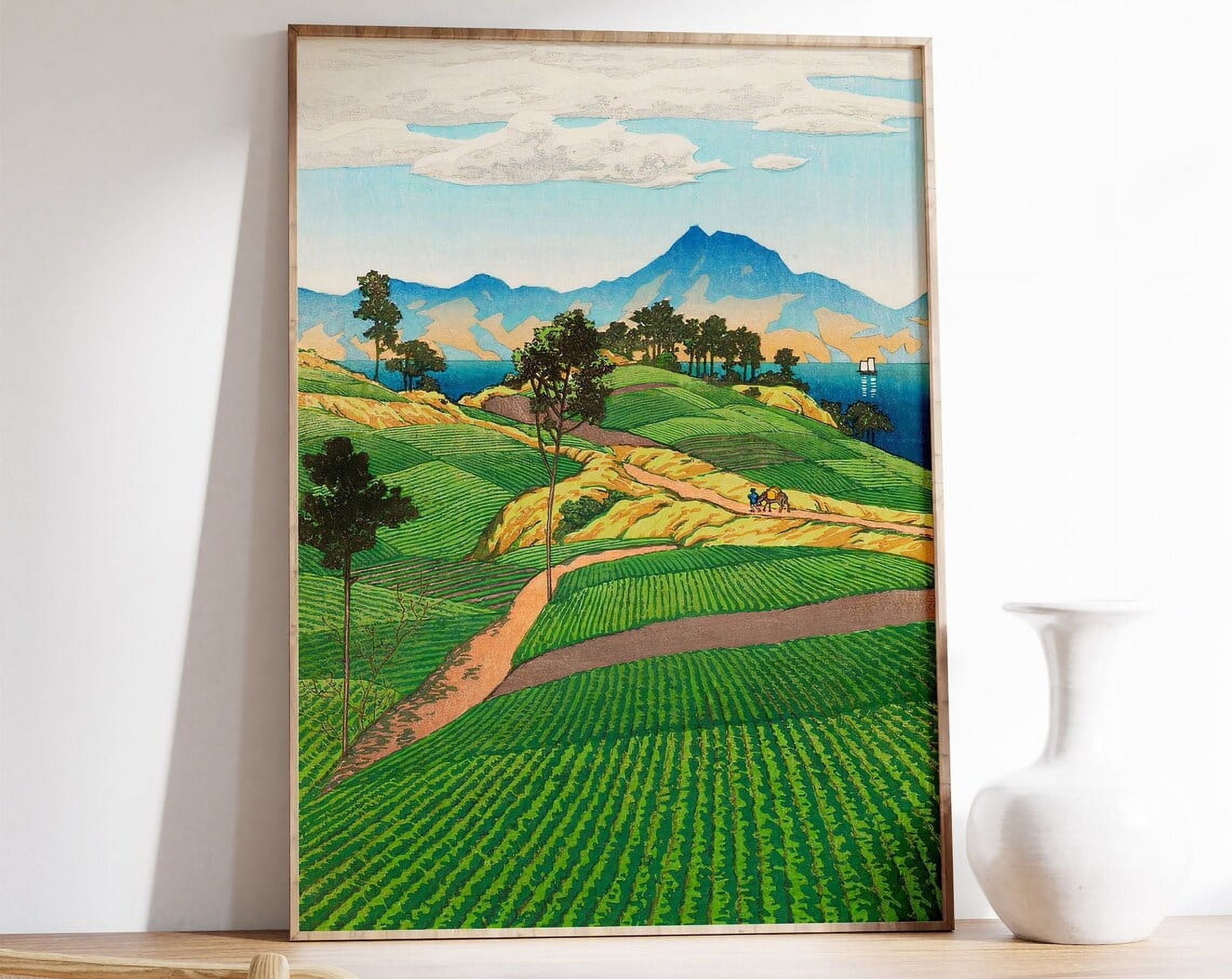 Japanese Poster, Hasui Kawase, Onsengadake At Amakusa, Travel Wall Art ...