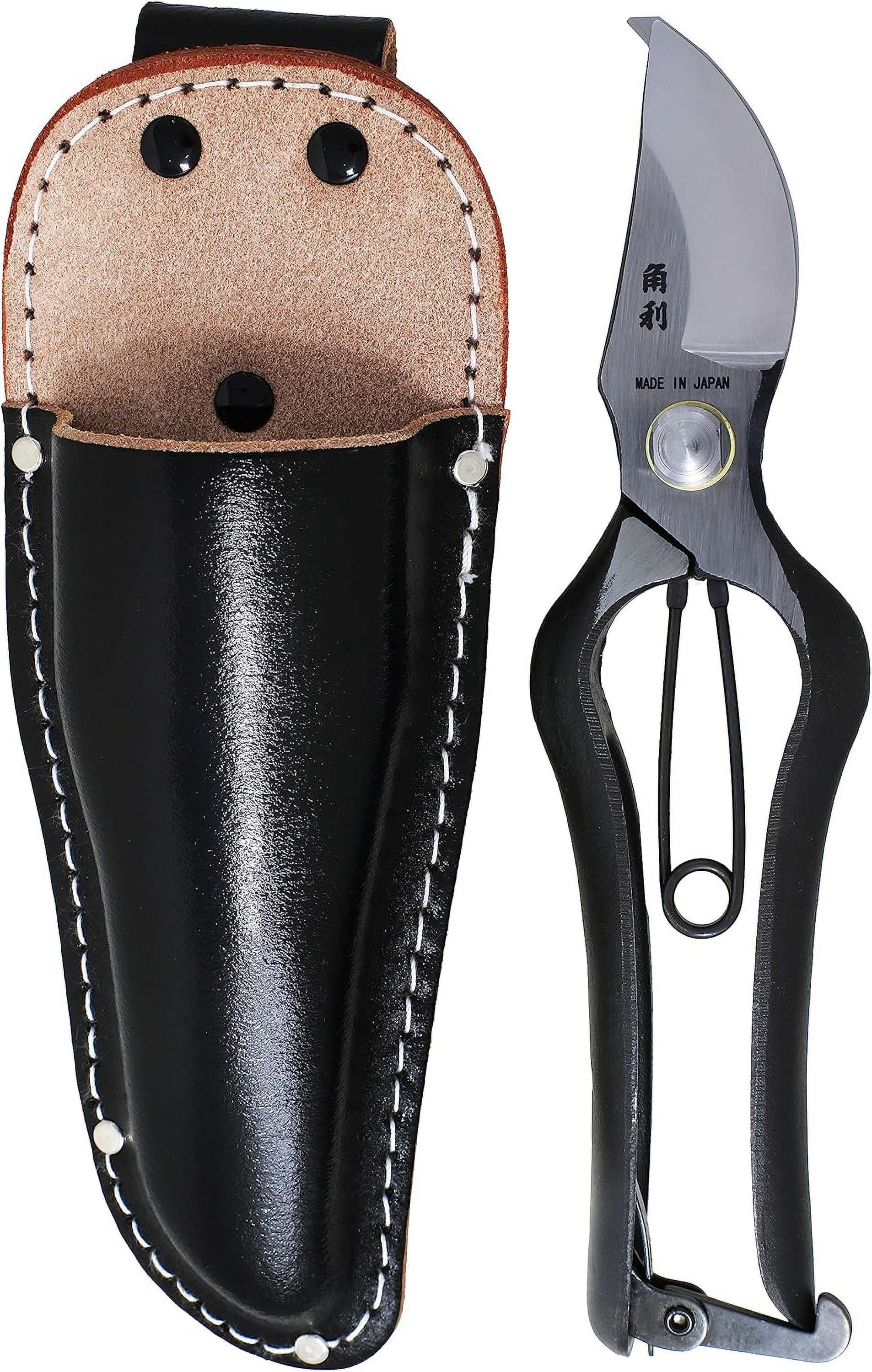 Japanese Pruning Shears for Gardening Heavy Duty 8", Made in JAPAN, Professional Garden Bypass ...