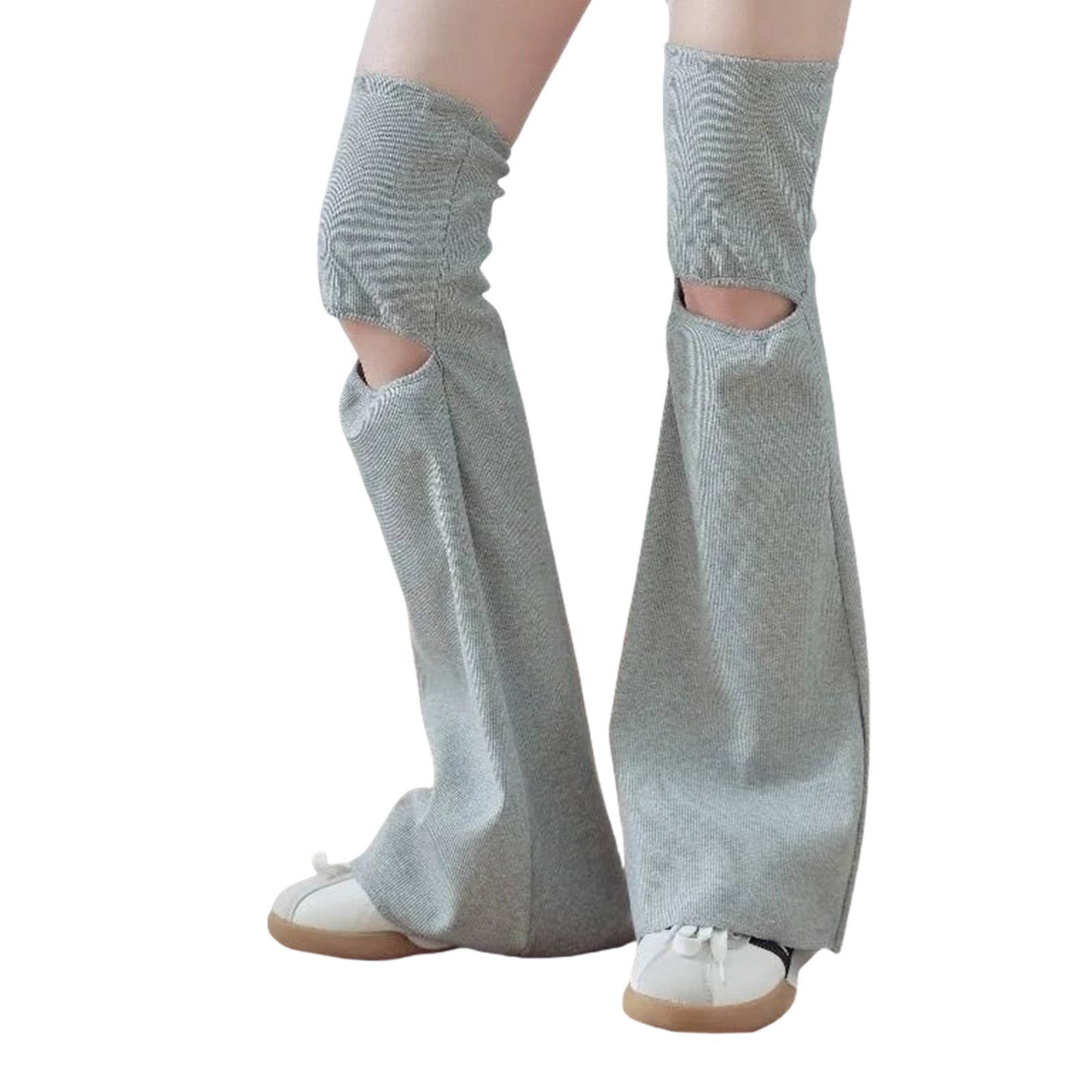 Japanese Punk Hollowed Out Thigh High Leg Warmers Aesthetic Color ...