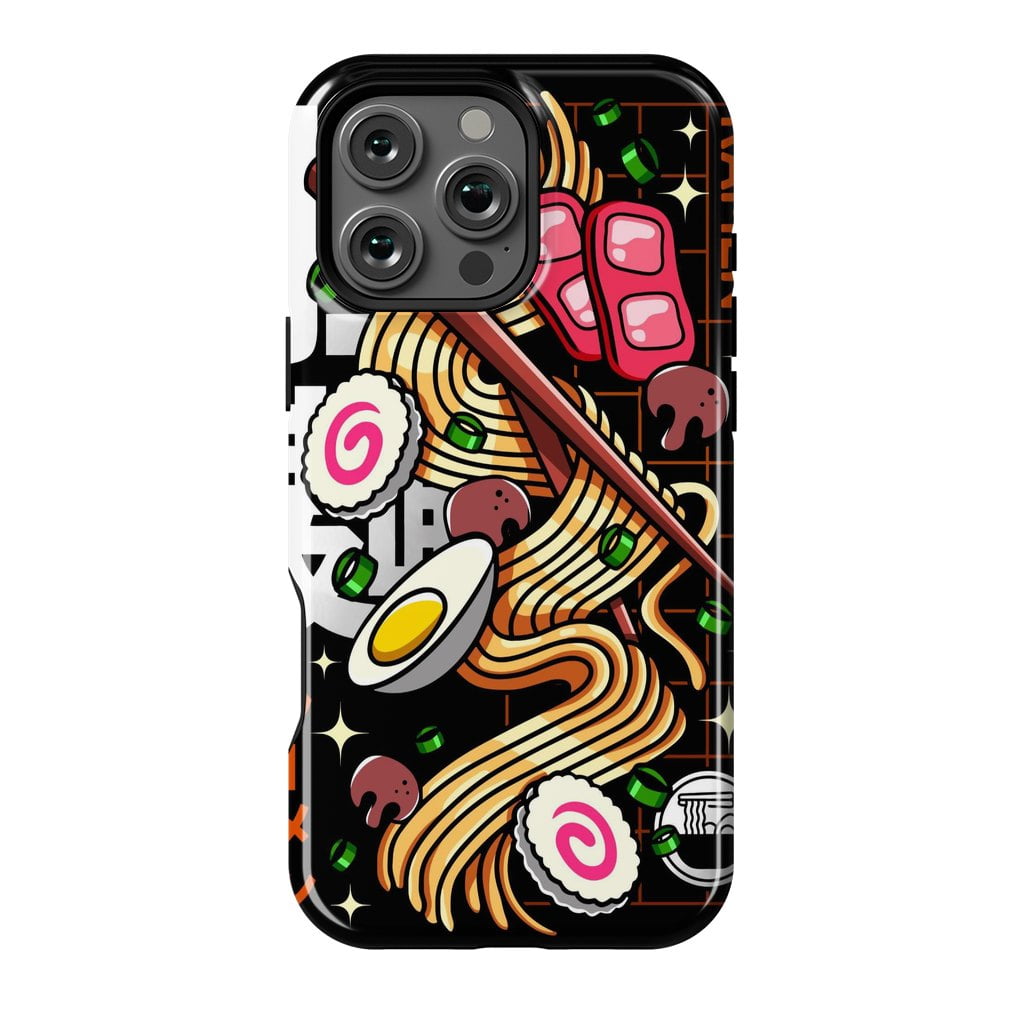 Japanese Ramen Noodles Tough Cases Foodie Design for iPhone 11-17 ...