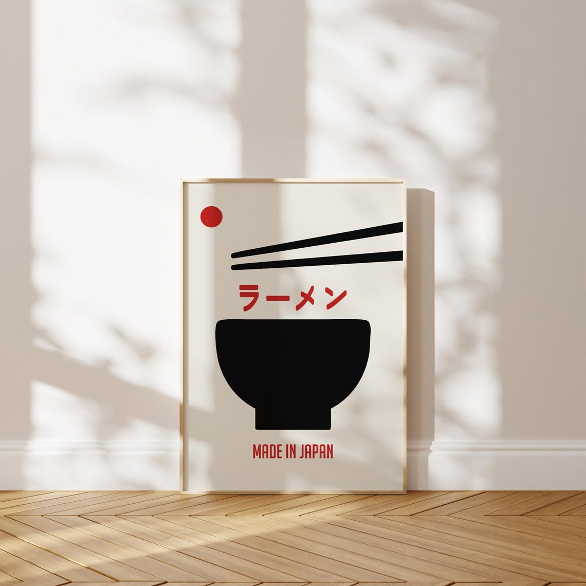 Japanese Ramen Print Abstract Noodle Wall Art Asian Food Print Modern ...