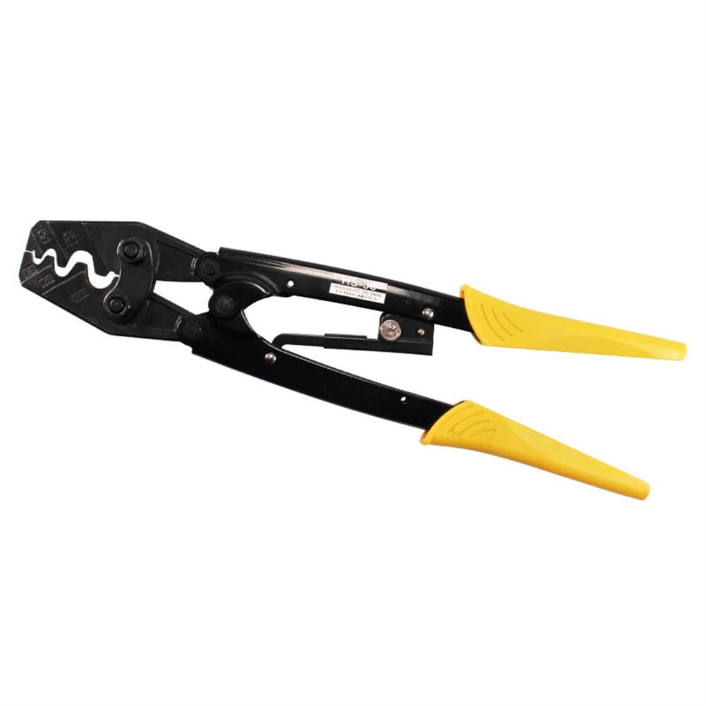 Japanese Ratchet Bare Terminal Crimping Pliers, Labor-saving Insulated ...