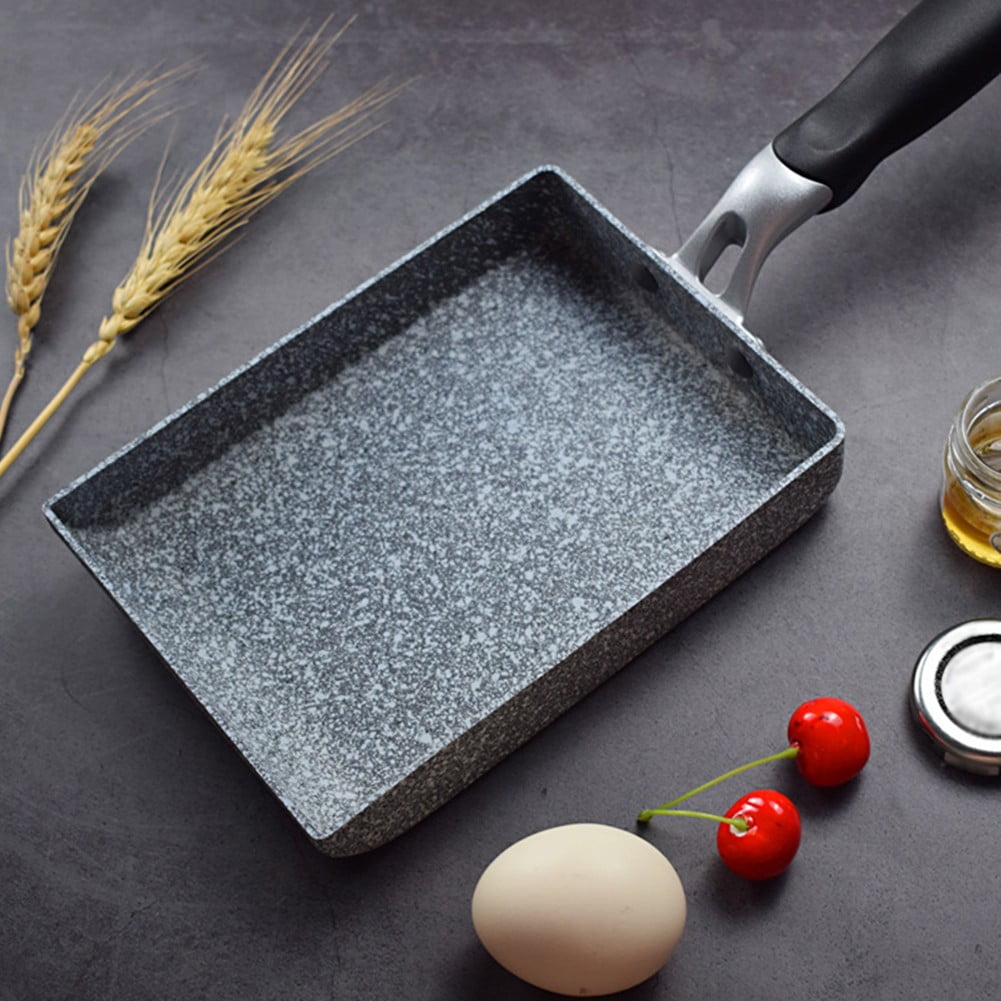 Japanese Rectangular Induction Pans Rolled Pancake Frying Tamagoyaki ...