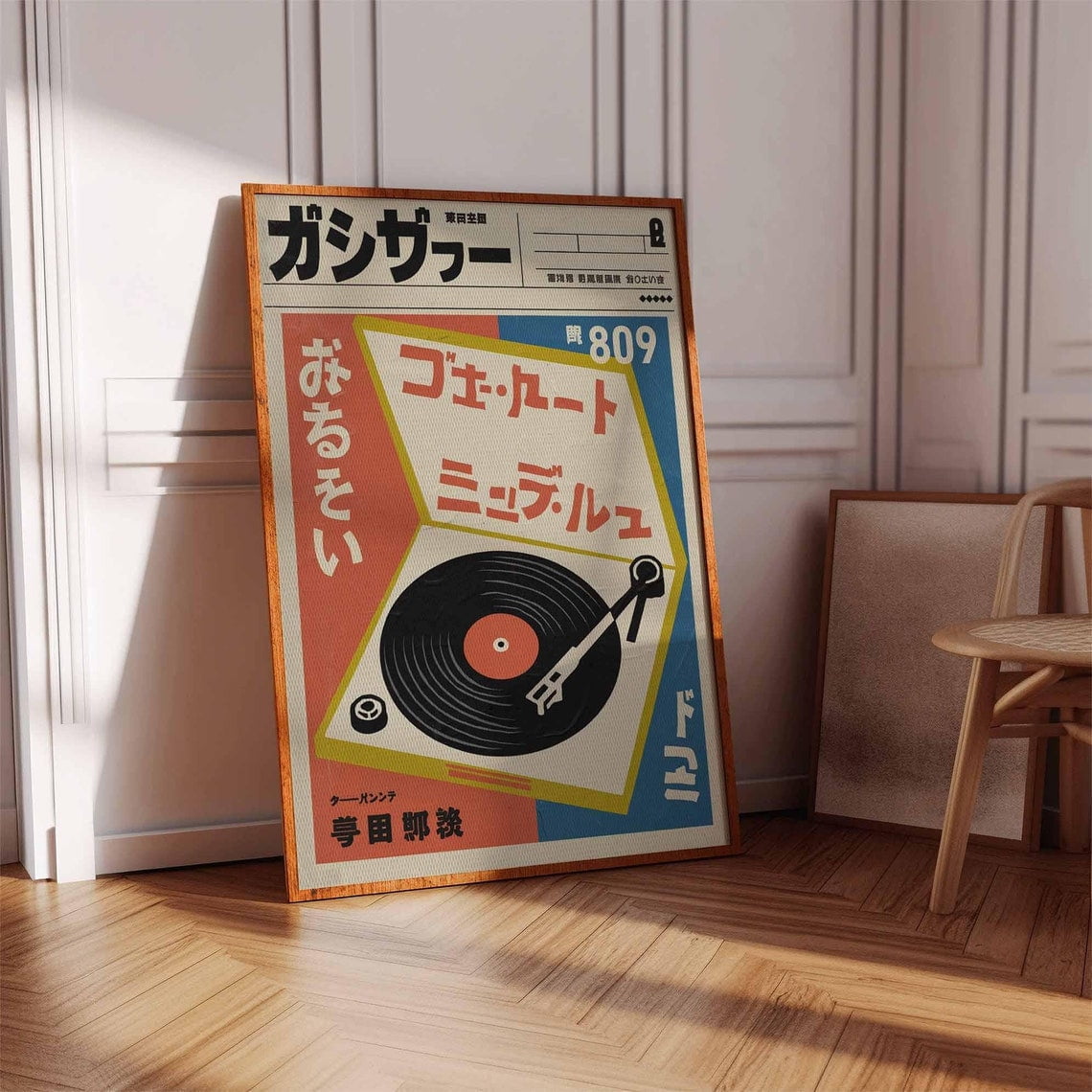Japanese Retro Music Poster, Vintage Vinyl Wall Art, Retro Japanese ...