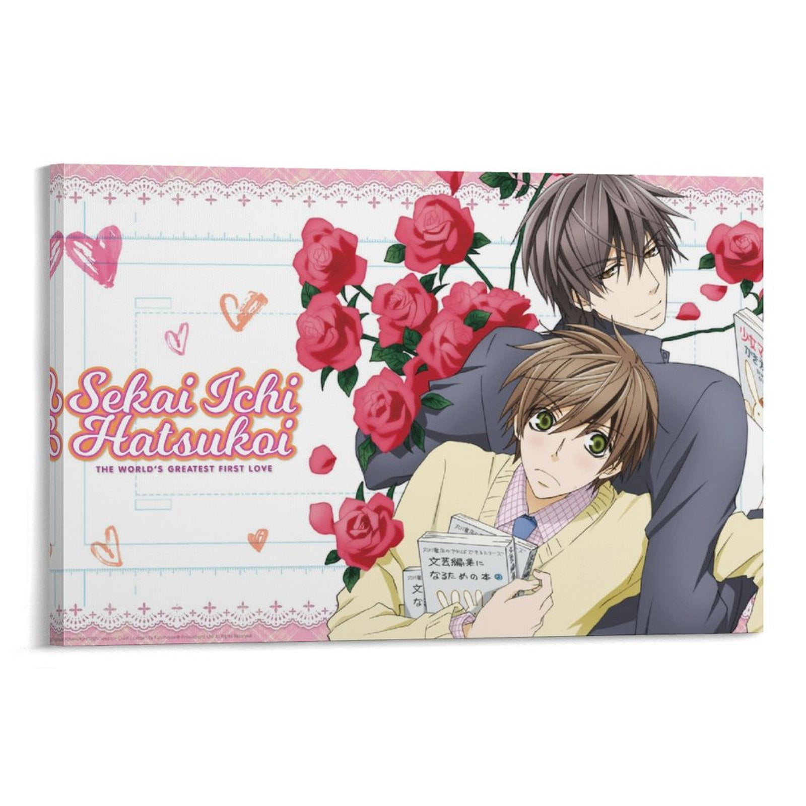 Japanese Romance Comedy Anime Sekaiichi Hatsukoi Poster Posters Art ...