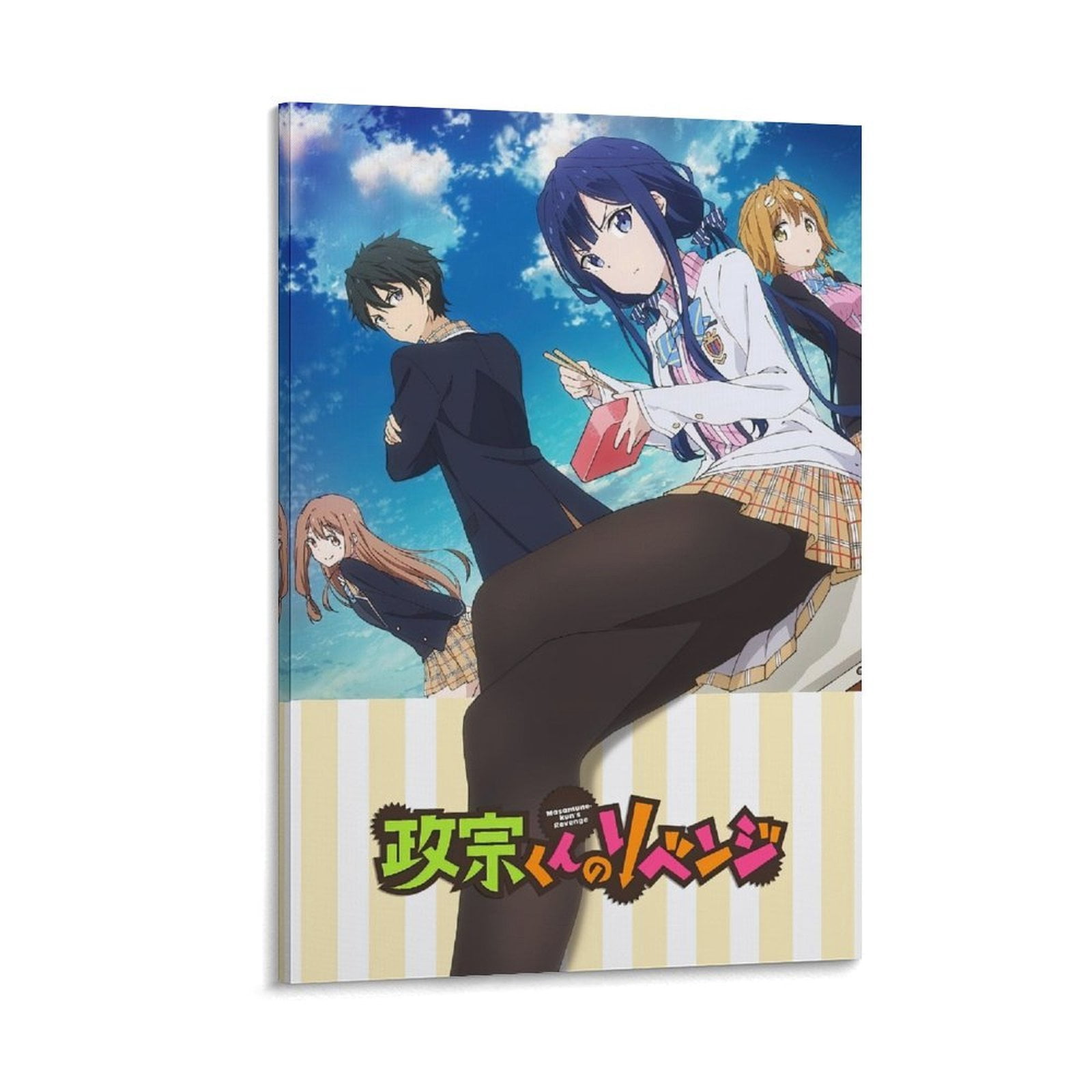 Japanese Romantic Anime Masamune-kun's Revenge Poster Canvas Wall Art ...