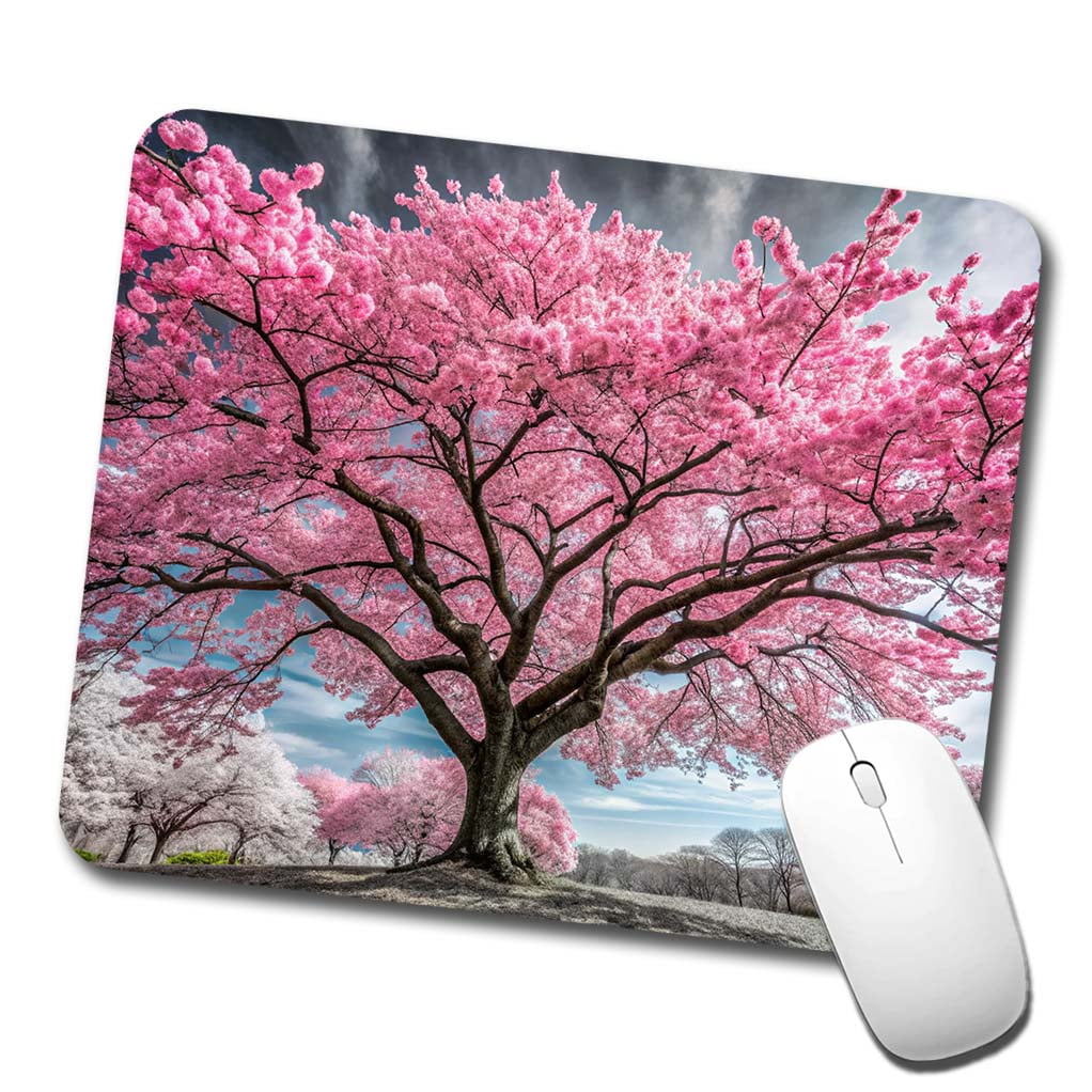 Japanese Sakura Cherry Blossom Tree Mouse Pad Low Profile Gaming Mat ...