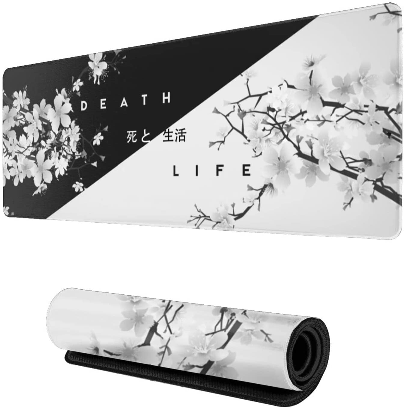 Japanese Sakura Mouse Pad Cherry Blossom Gaming Mouse Pad Landscape ...