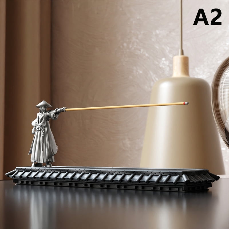 Japanese Samurai Chinese Knight Line Incense Burner Zen Incense Tray ...
