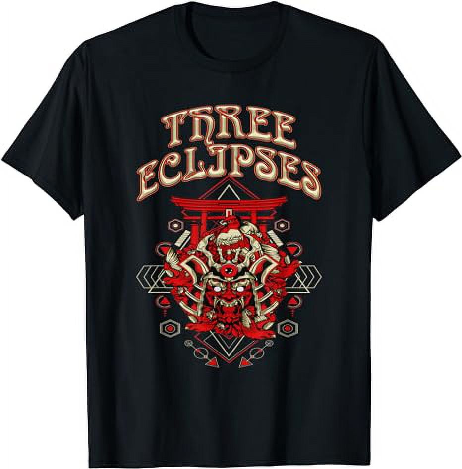 Japanese Samurai Cyborg Oni Mask T-Shirt - Walmart.com