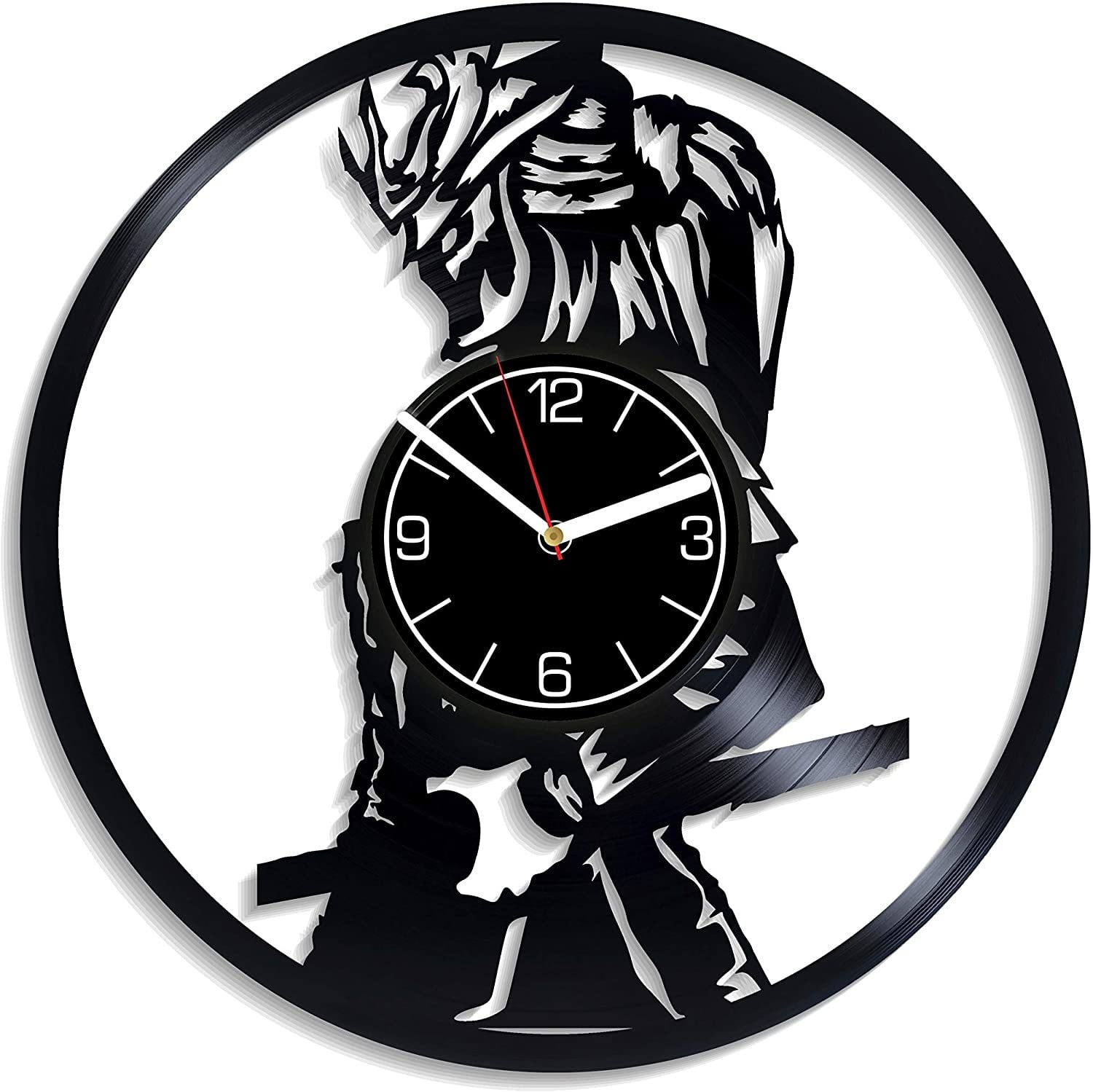Japanese Samurai Vinyl Record Wall Clock Military Vinyl Clock Gift for ...