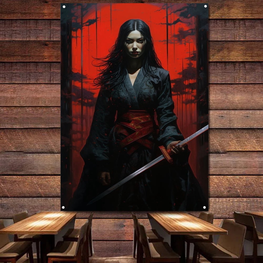 Japanese Samurai Warrior Wall Chart Posters and Prints 38" x 57 ...