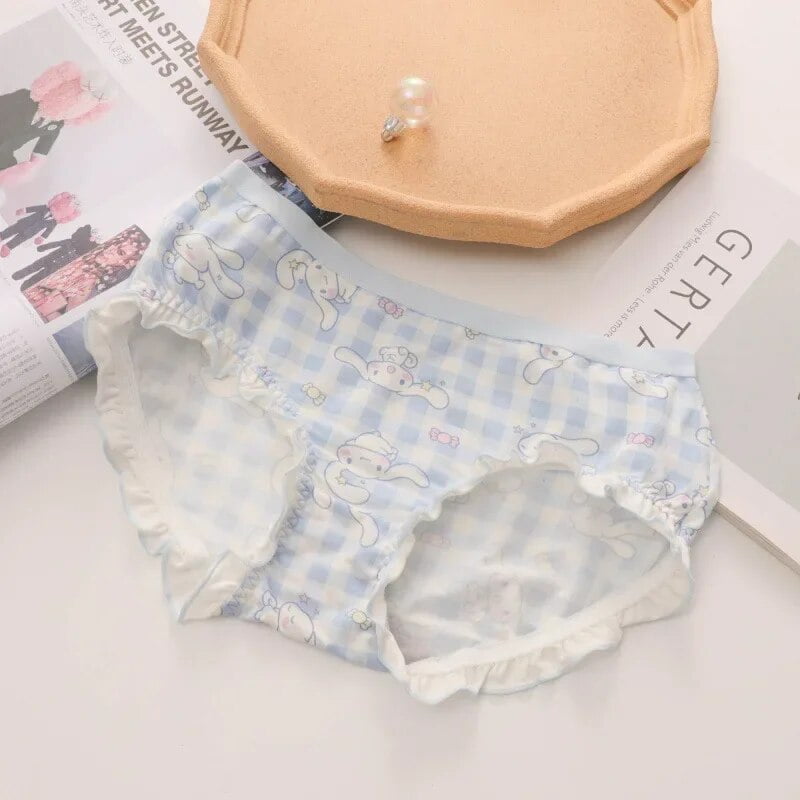 Japanese Sanrio Cinnamoroll Printed Underwear Women Sexy Lingerie Sex