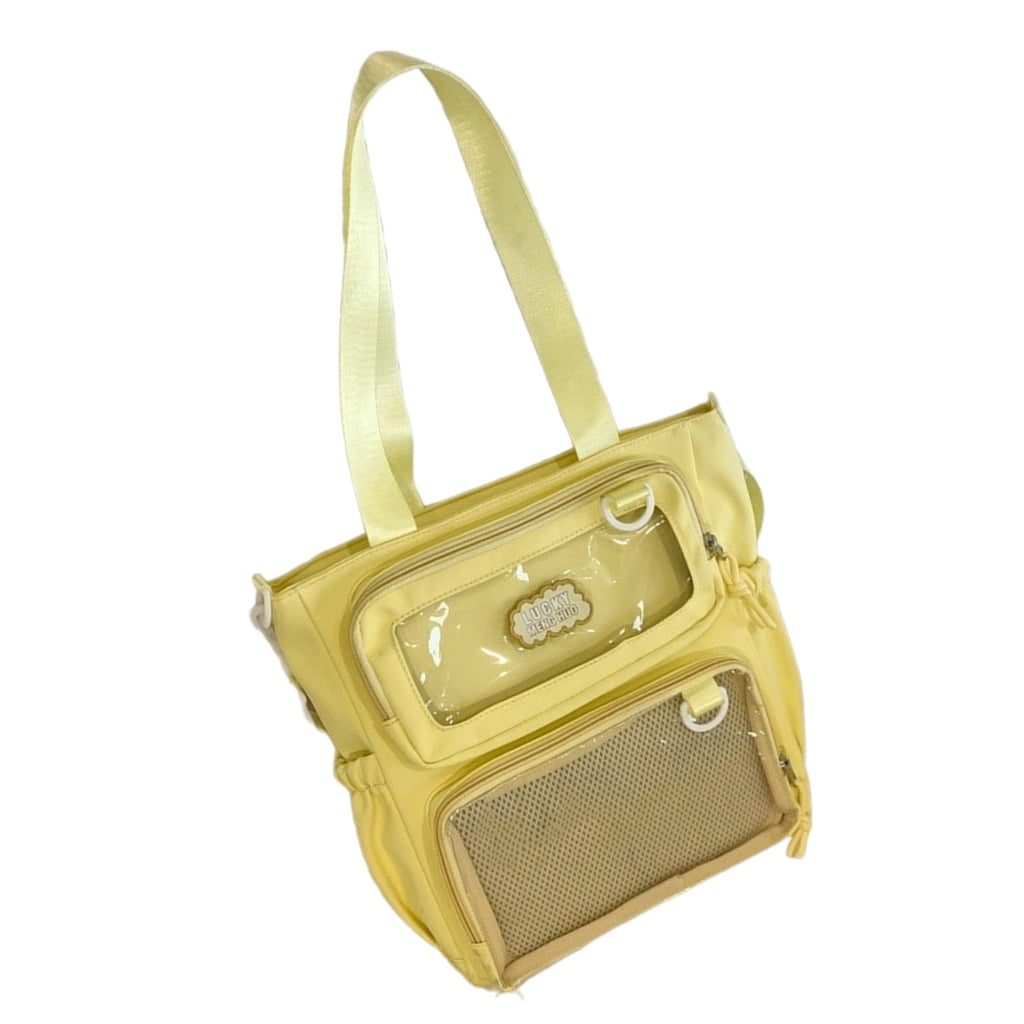 Japanese School Girl Uniform Crossbody Bag Student Book Bag Clear ...