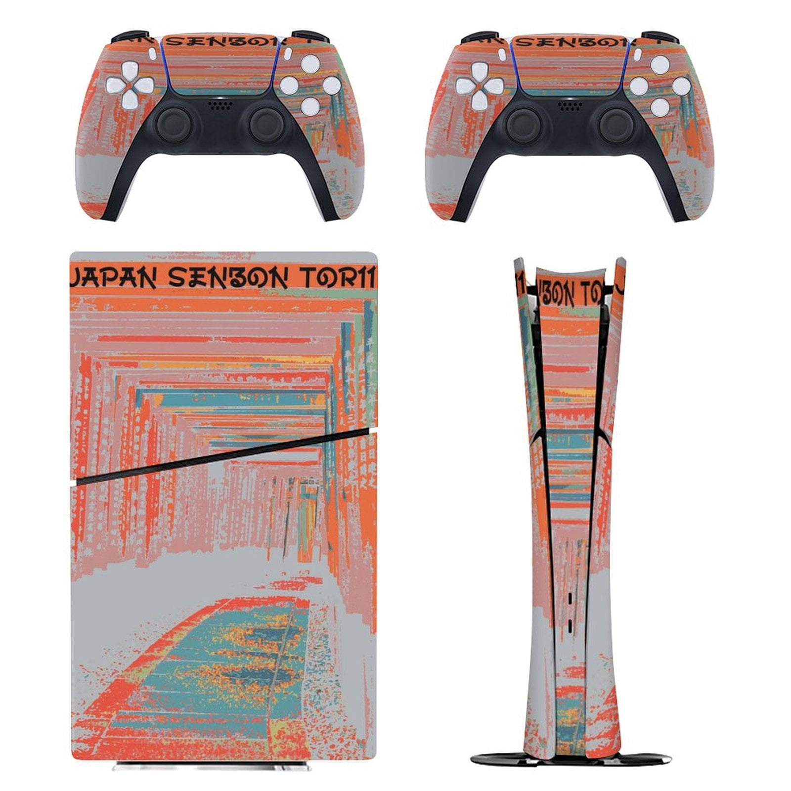 Japanese Senbon Torii T-shirt PS5/PS5 Slim Digital Disc Skin Sticker ...