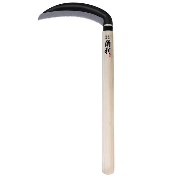 Japanese Sickle Garden Tool 7" [Triple Edged Blade (Thin)] Made in ...