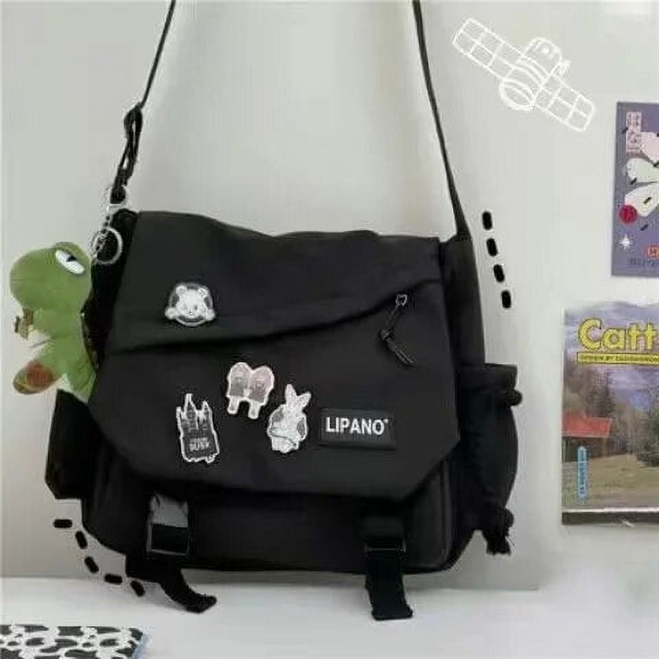 Japanese Simple Messenger Bag Korean Bag Student Nylon Waterproof ...