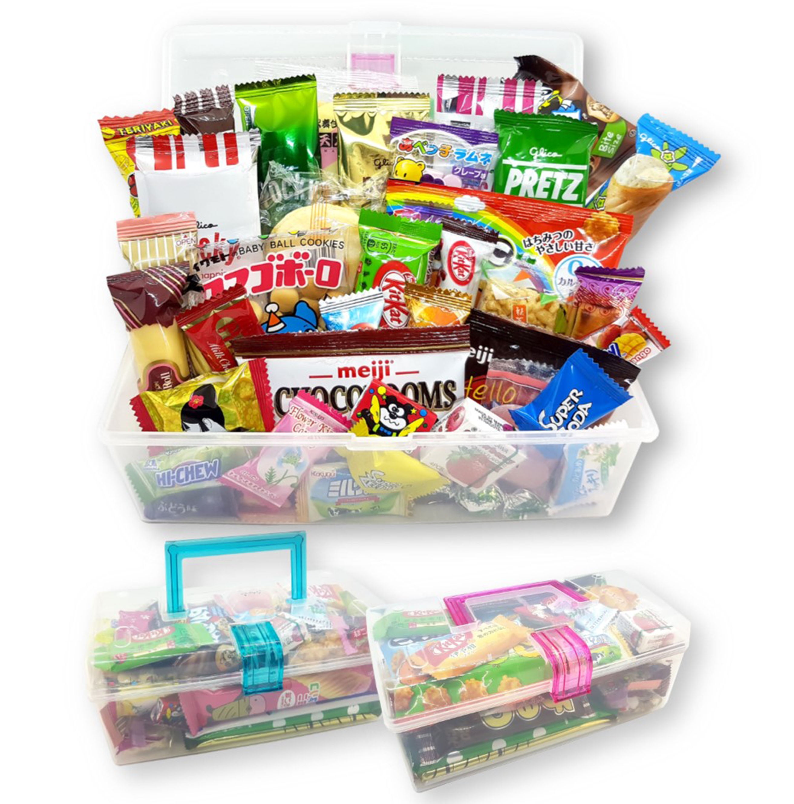 Dagashi Japanese Snack Pack Sweets Assorted Gift Box, 40 Pieces in ...