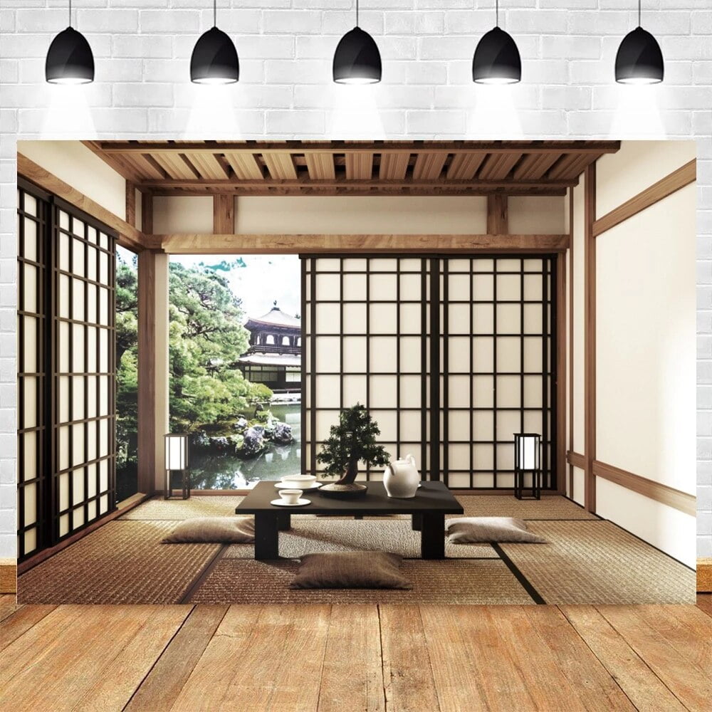 Japanese Style Backdrop Nature Living Room r Photography Background ...
