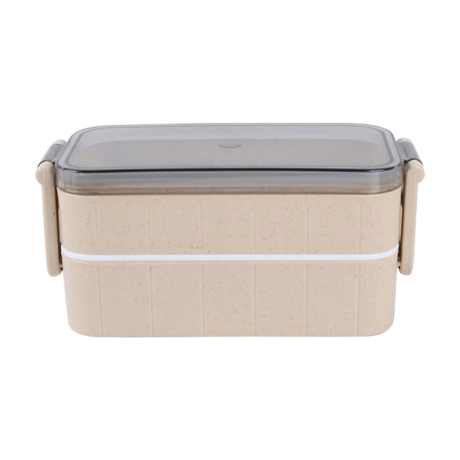 Japanese Style Bento Box Double Compartment - 6.8x3.2x3.1in Leakproof ...
