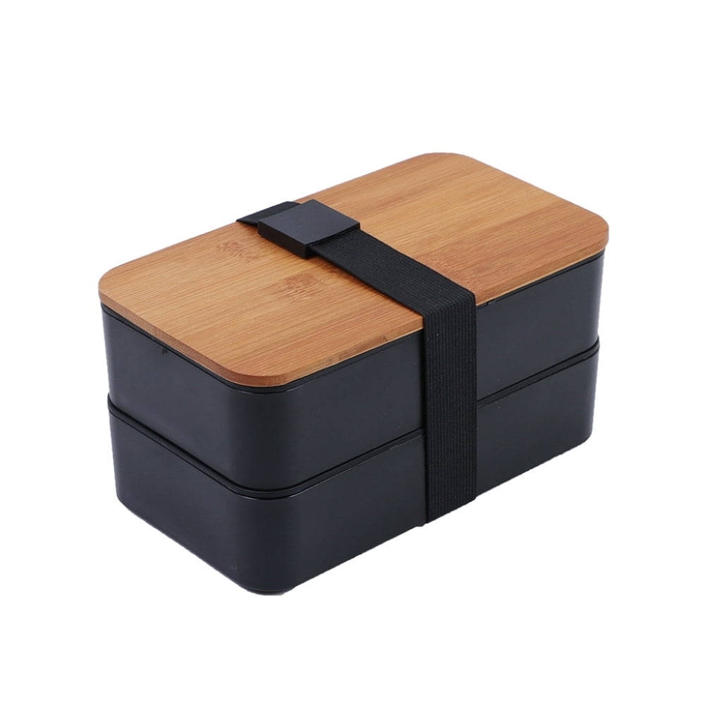 Japanese Style Bento Box, Leak-Proof Design Microwave Safe Layered ...