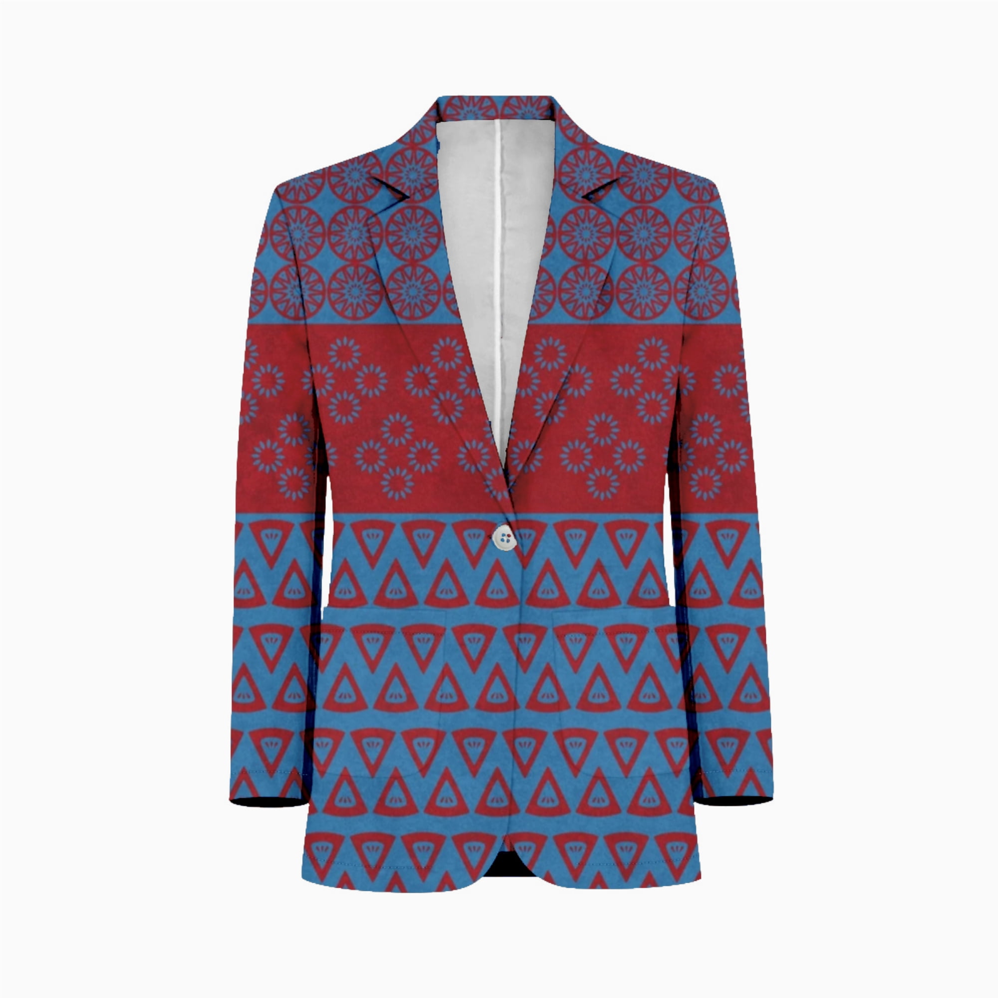 Japanese Style Boho Pattern Mens Suits Shawl Collar Slim Fit Suit Mens ...