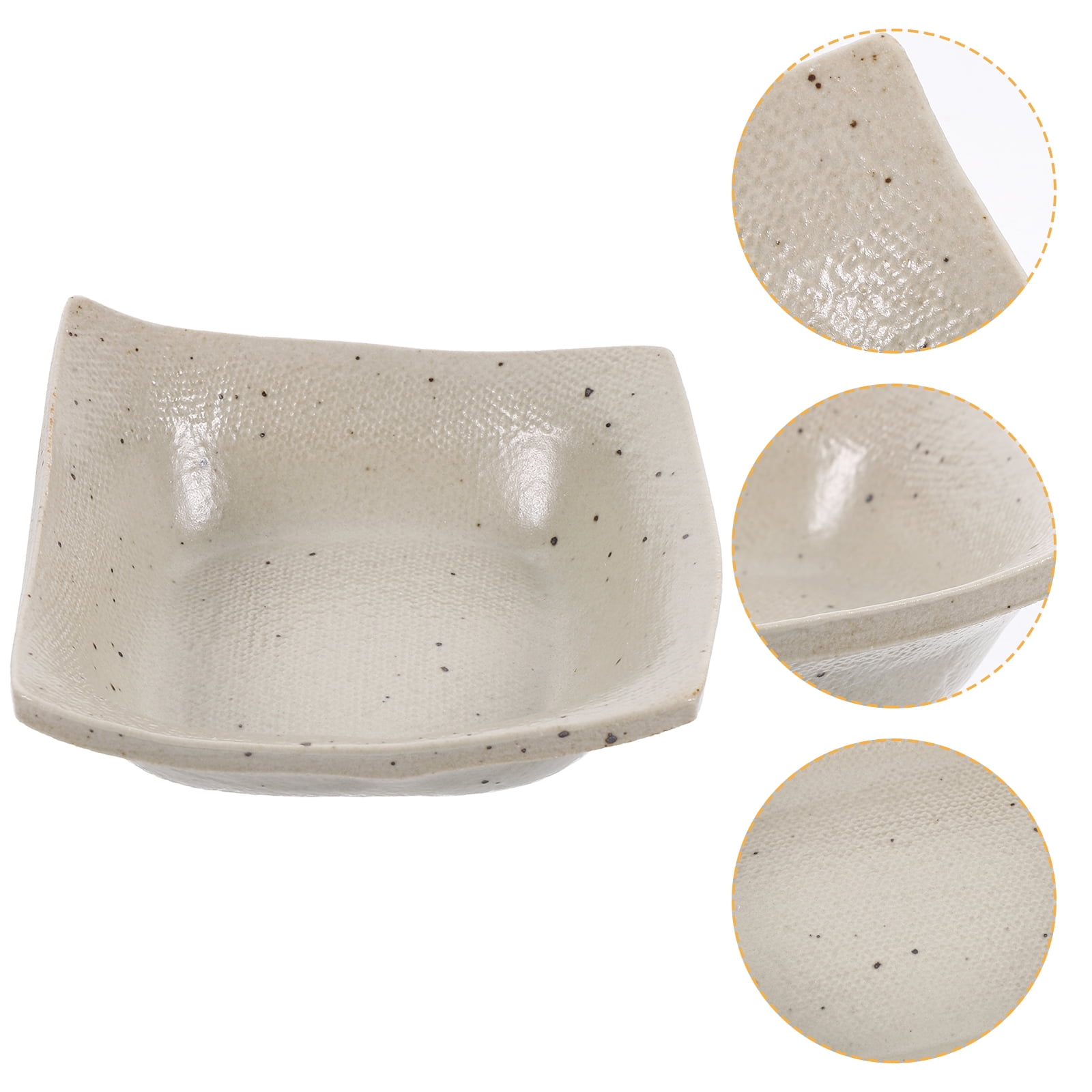 Japanese Style Ceramic Dipping Dish Soy Sauce Dish Sauce Storage Dish ...