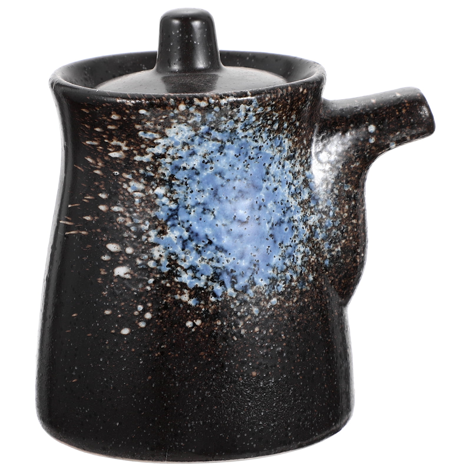 Japanese Style Condiment Jar Ceramic Vinegar Container Sushi Seasoning ...