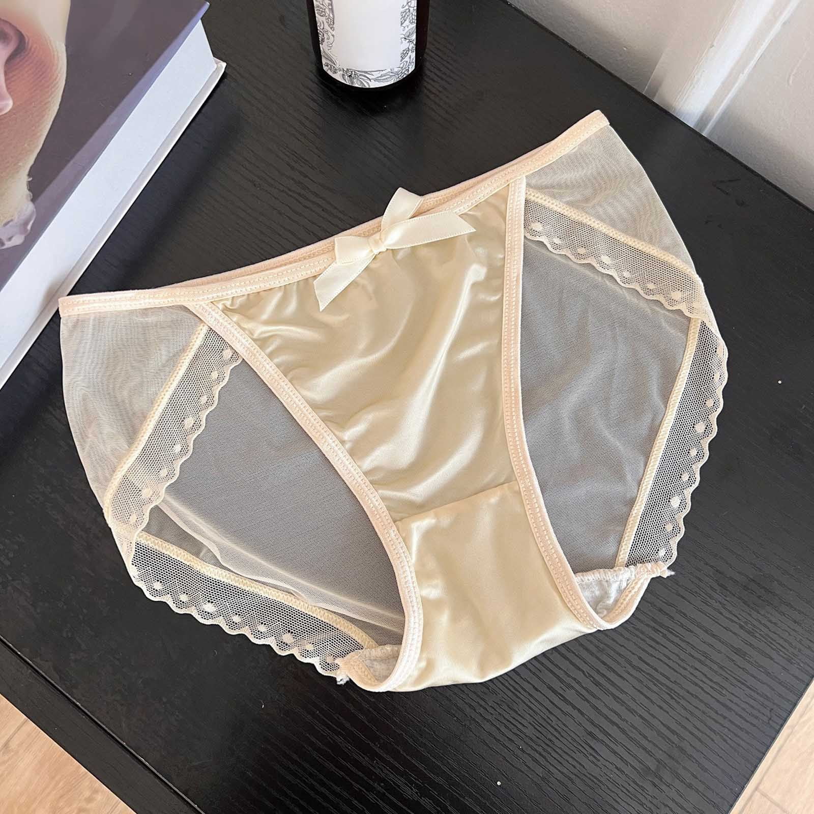 And Japanese Style And Cute Sheer Breathable And Hugging Lace Underwear