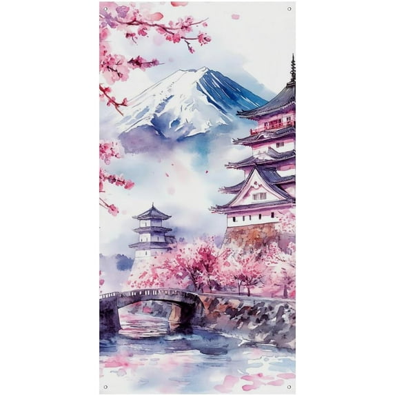 Japanese Style Door Curtain Wall Decorations Banner Hanging Backdrop ...