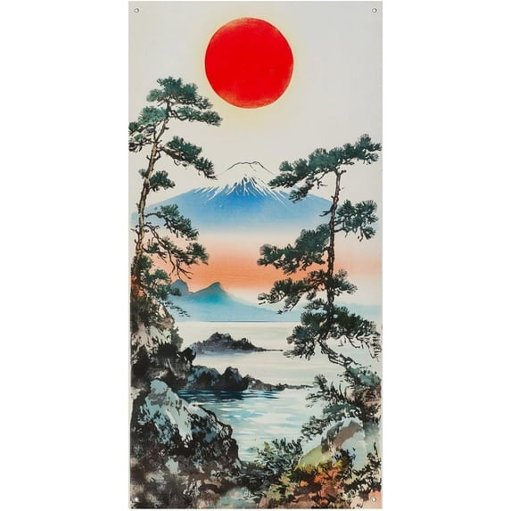Japanese Style Door Curtain Wall Decorations Banner Hanging Backdrop ...