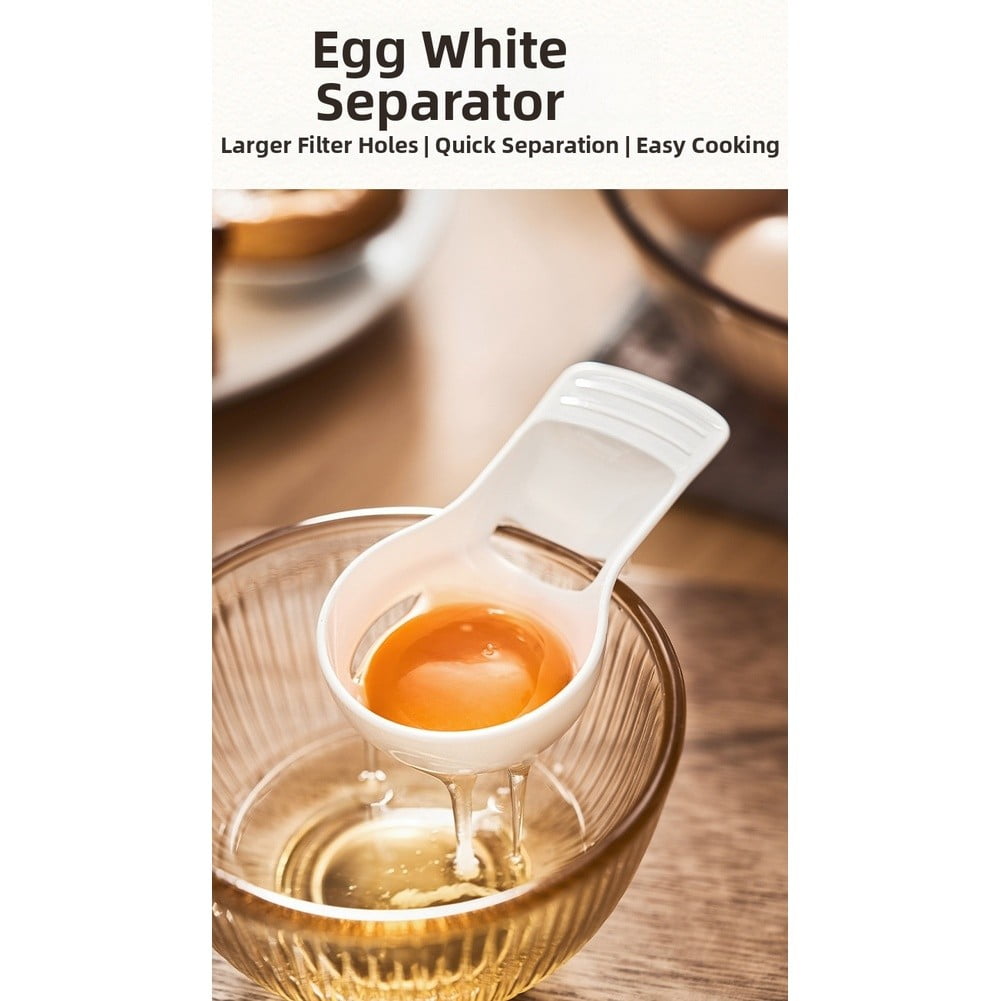 Japanese Style Egg Yolk Separator Spoon Kitchen Tool for Baking Cooking ...