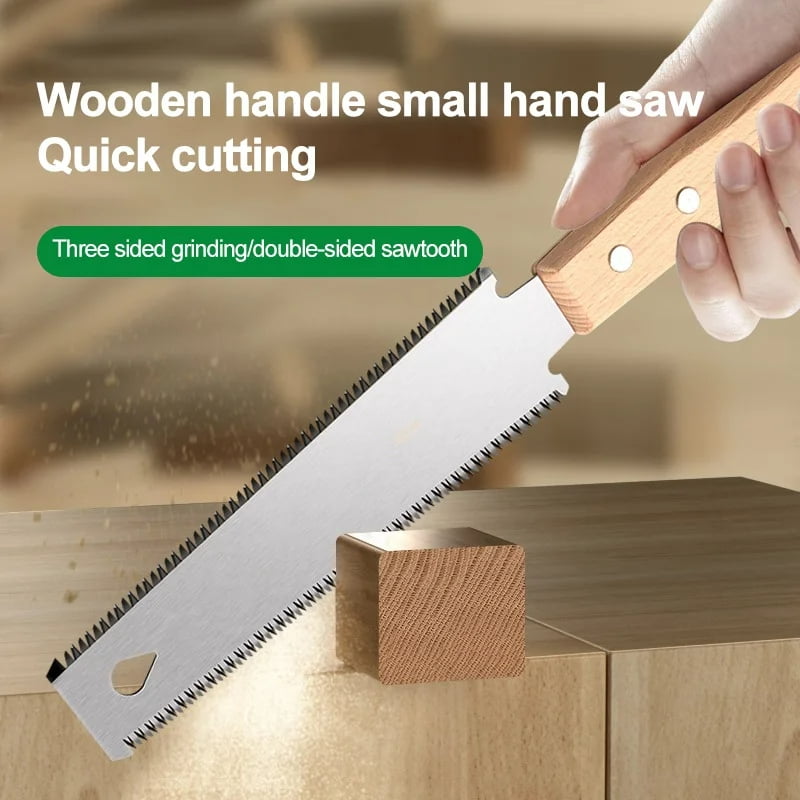 Japanese Style Hand Saw Non-slip Wooden Handle Pull Saw Flush Cut Saw ...