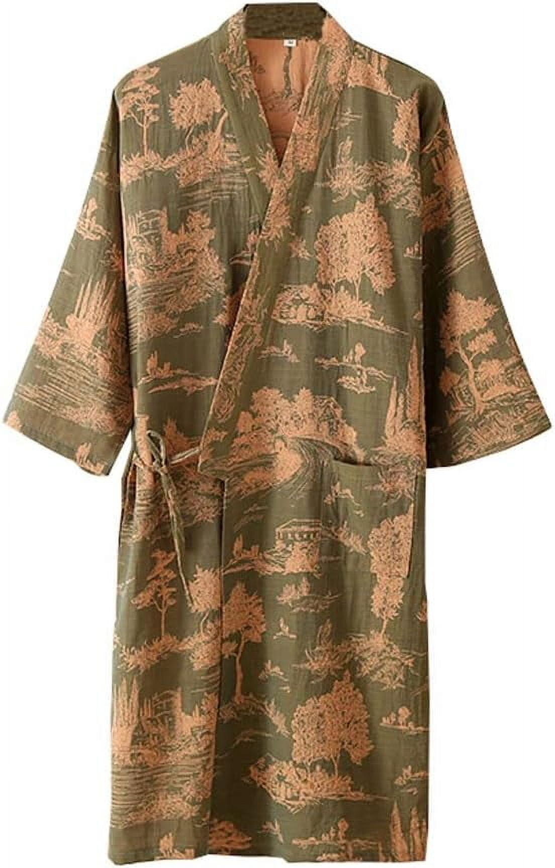 Japanese Style Pajamas Gauze Cotton Japanese Kimono Suit - Walmart.com