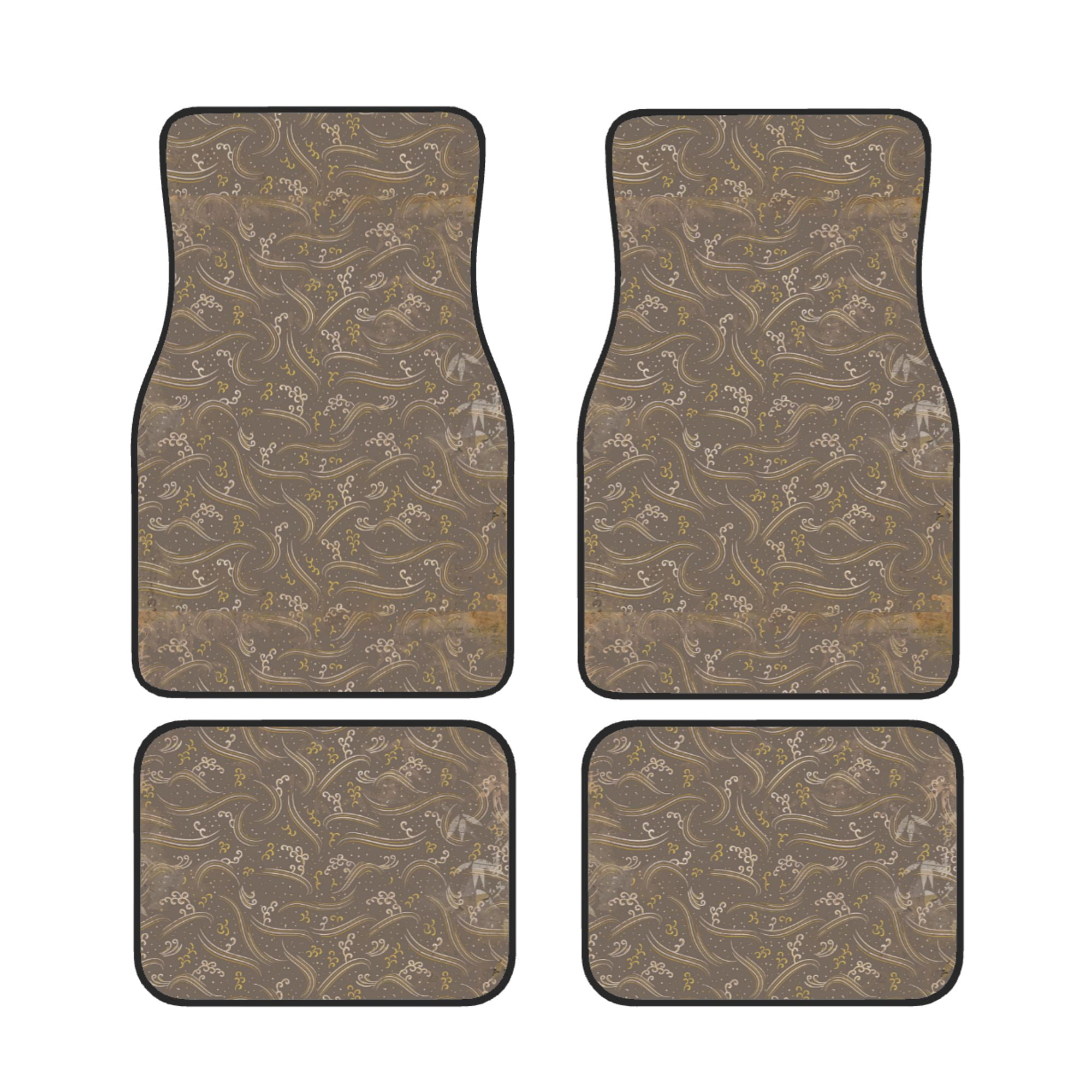 Japanese Style Pattern Background Universal Fit Carpet Floor Mats For ...