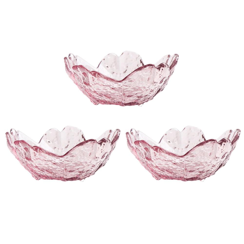 Japanese Style S akura Bowl Glass Plate with Golden Border Seasoning Desse,X7S3 K4A2 - Walmart.com